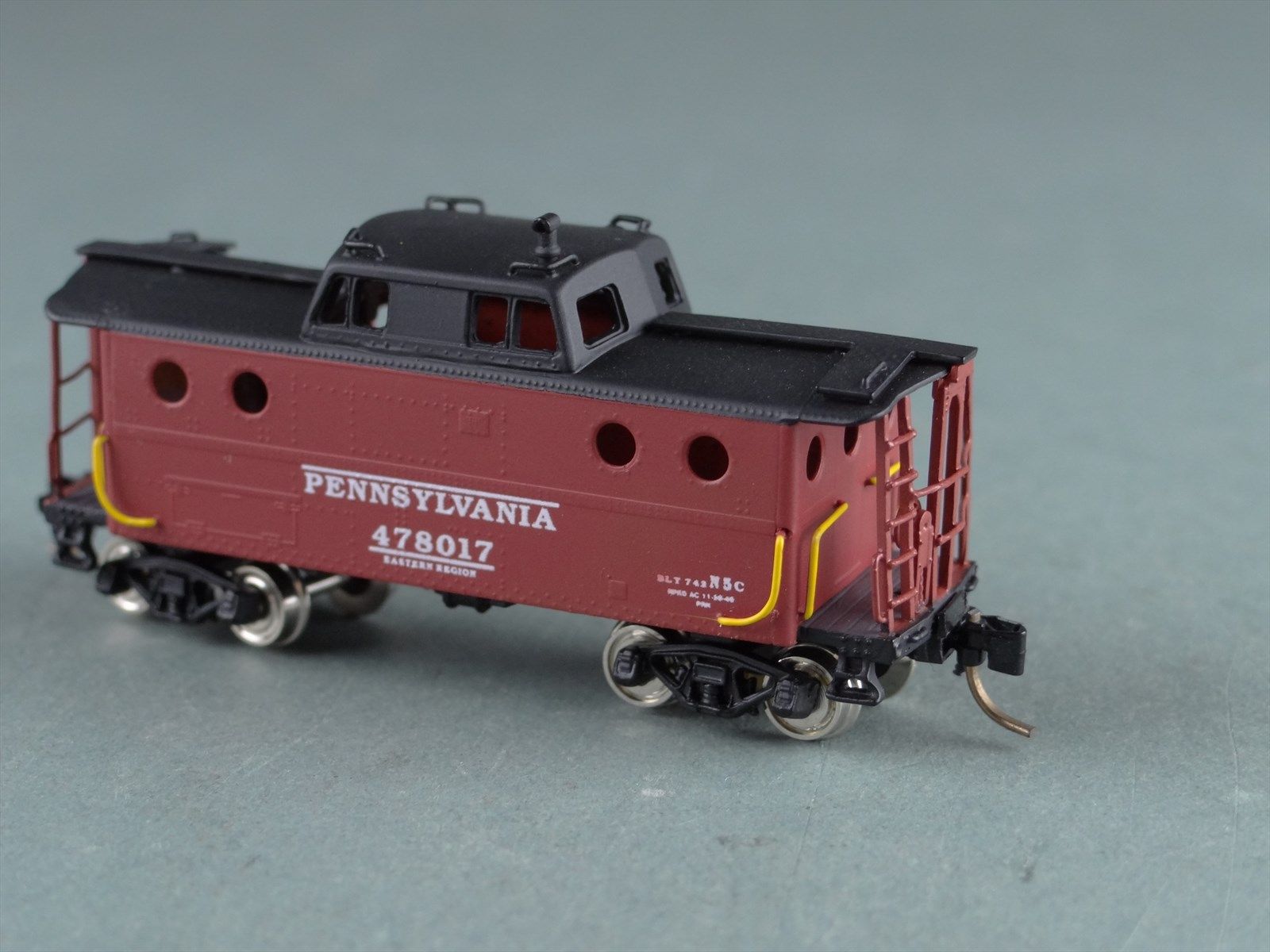 N Scale Brass Key PRR Pennsylvania N-5c Caboose #478017