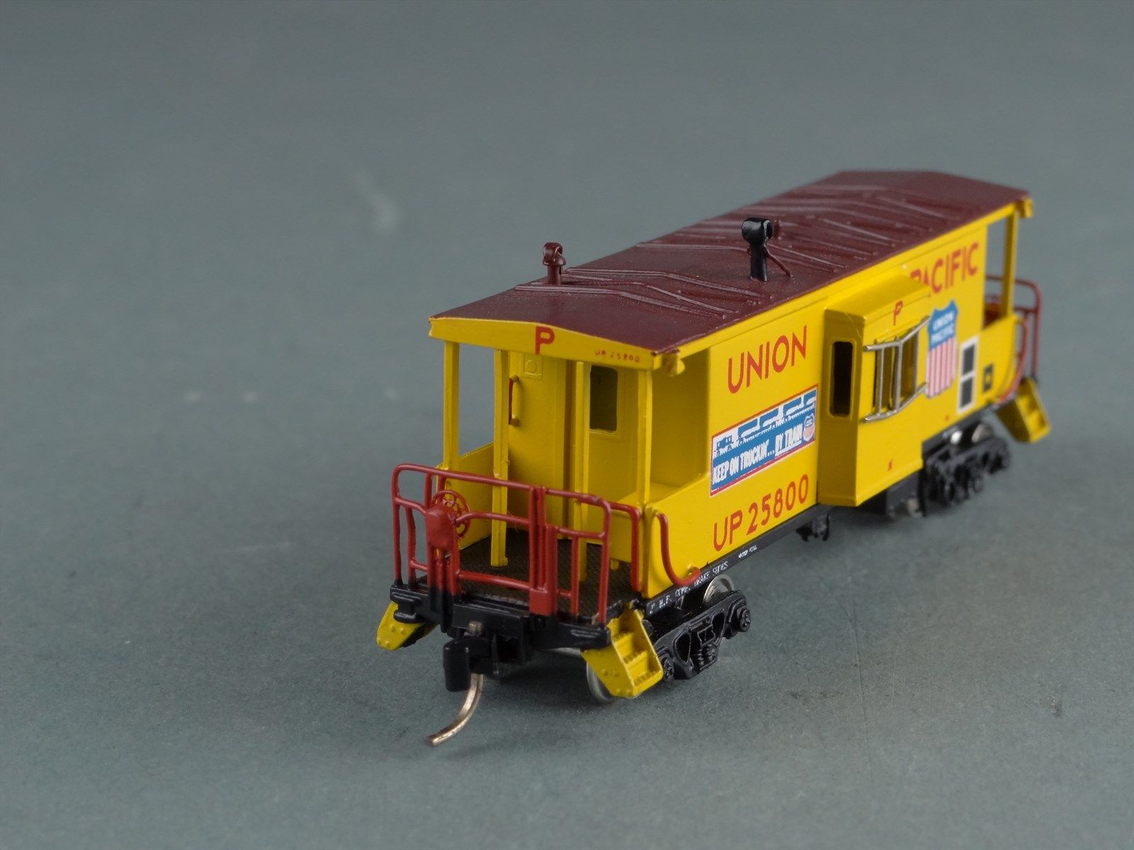 N Scale Brass Key UP Union Pacific CA-11 Caboose #25800