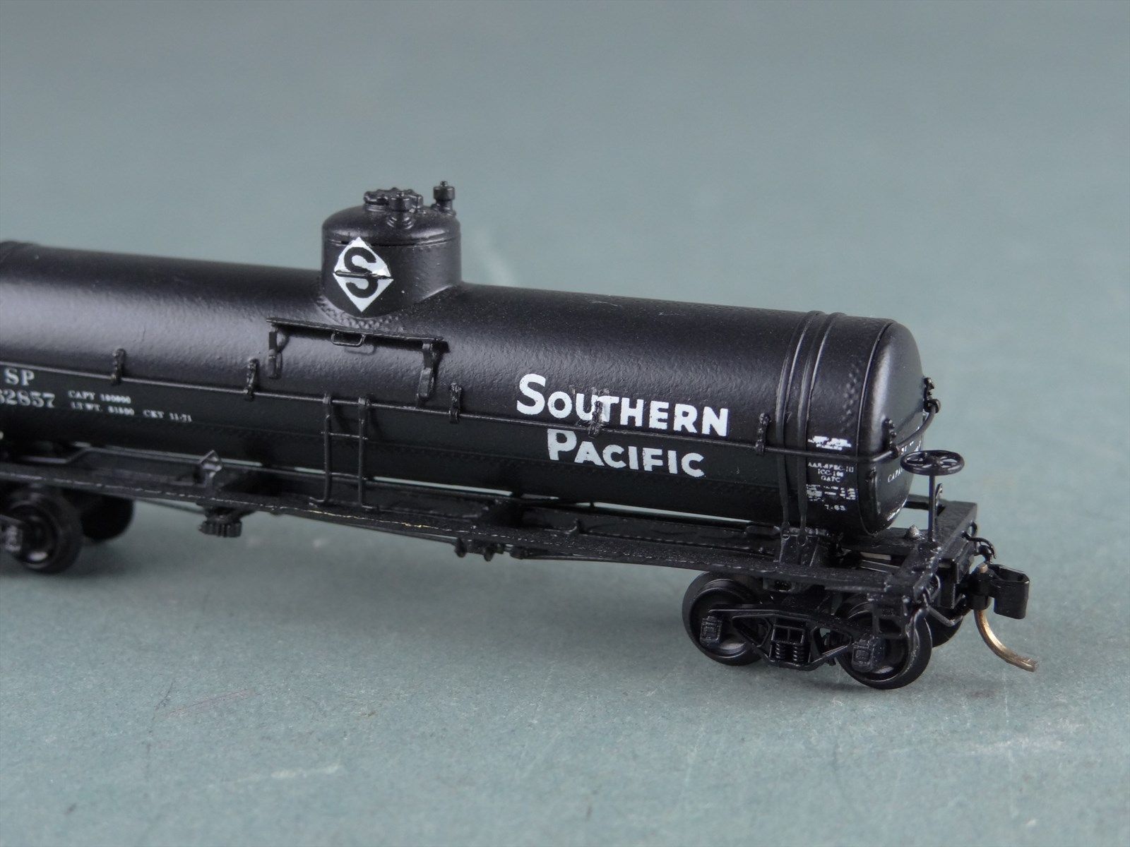 N Scale Brass Pecos River 1433 SP Southern Pacific Tank Car #62857