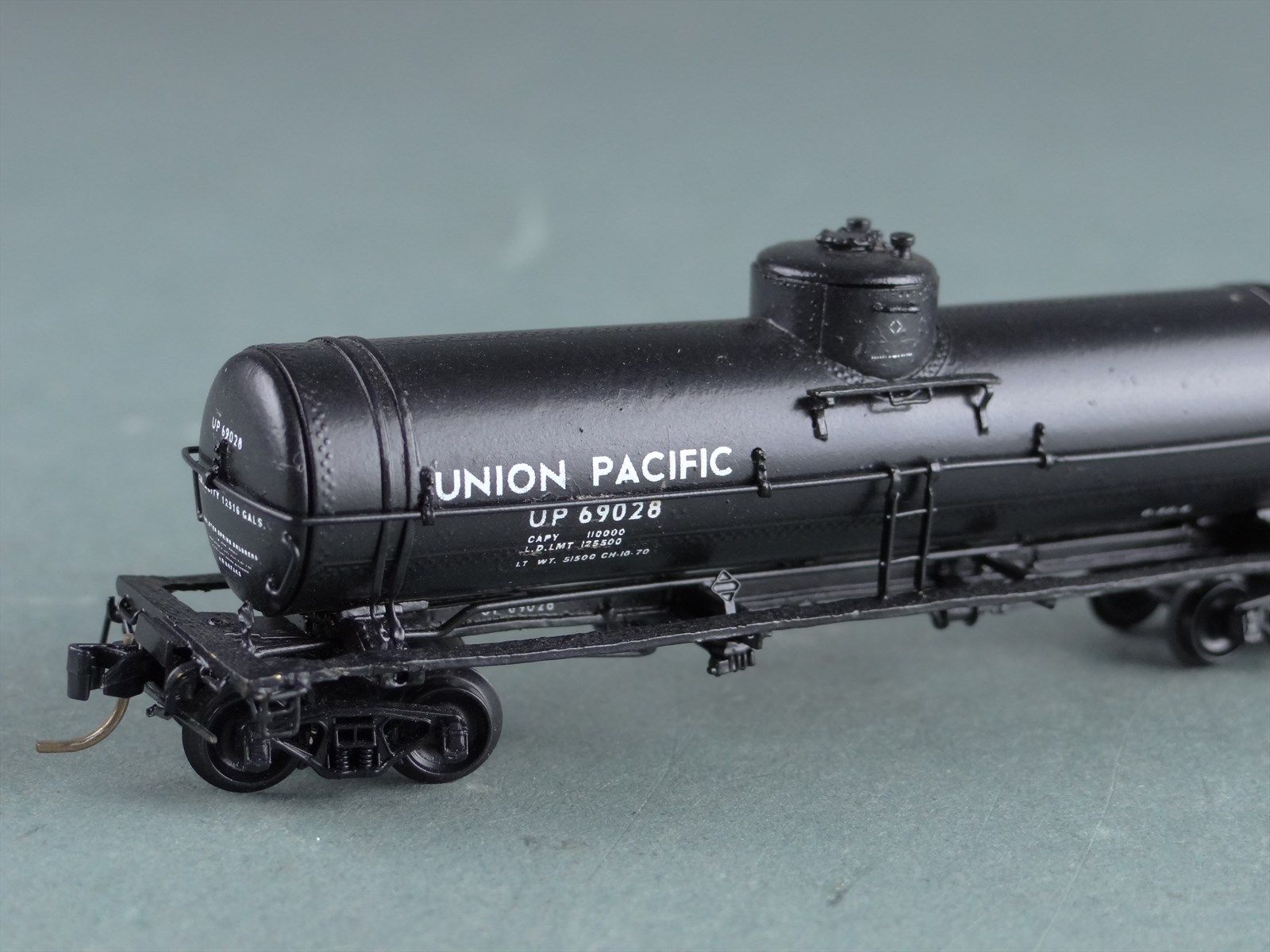 N Scale Brass Pecos River 1421 UP Union Pacific Tank Car #69028