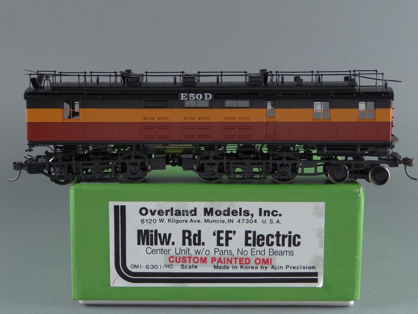 HO Brass Model Train - OMI 6301.1 Milwaukee EF Electric Center Unit ...