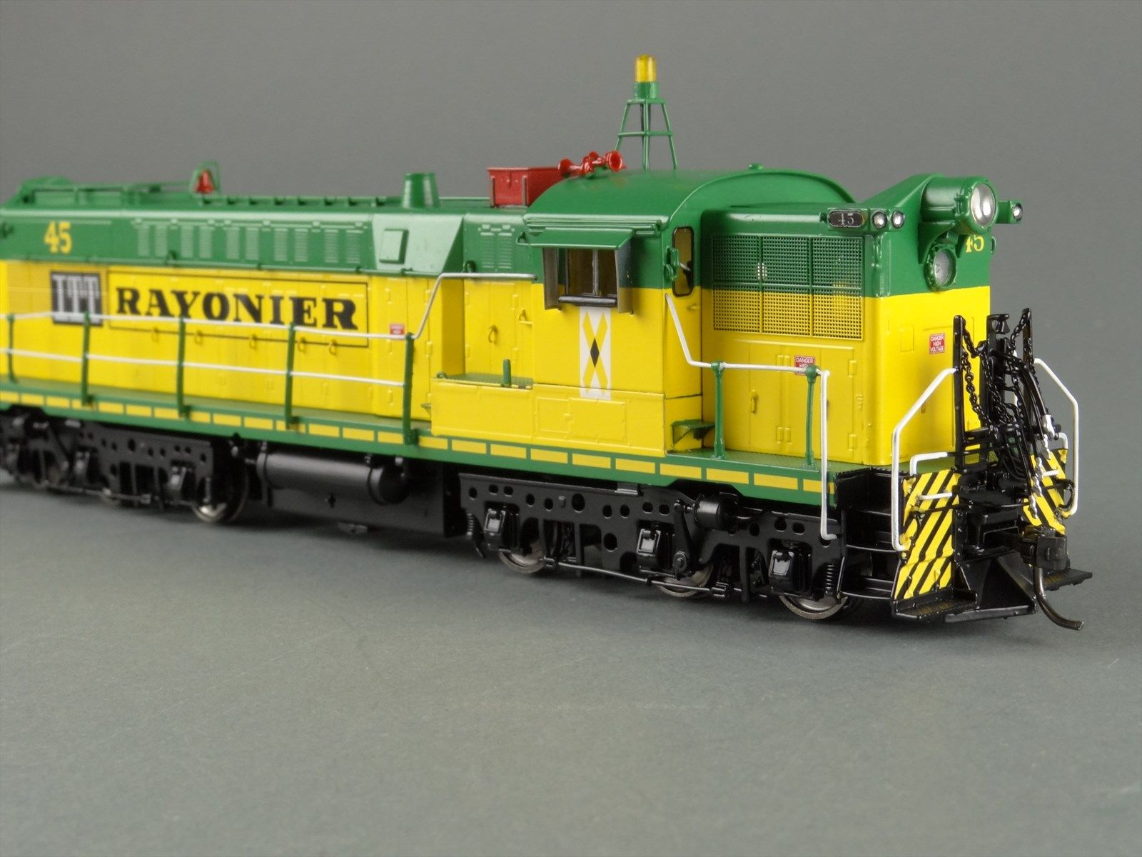 HO Brass Model Train - OMI Overland ITT Rayonier AS-616 Diesel #45