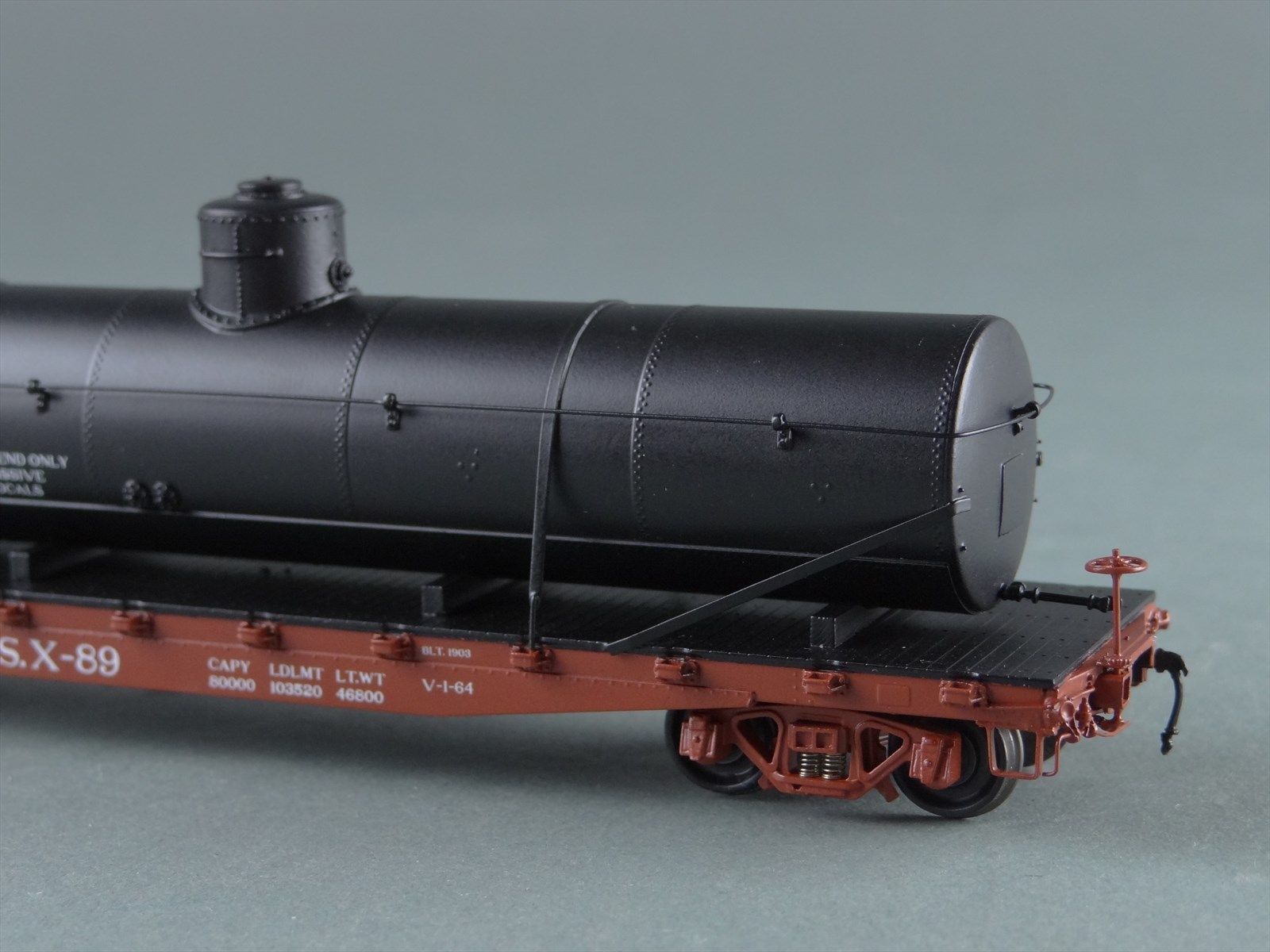 HO Brass Model Train - NBL North Bank Line MOW SP&S 3 Car Set - Factory ...