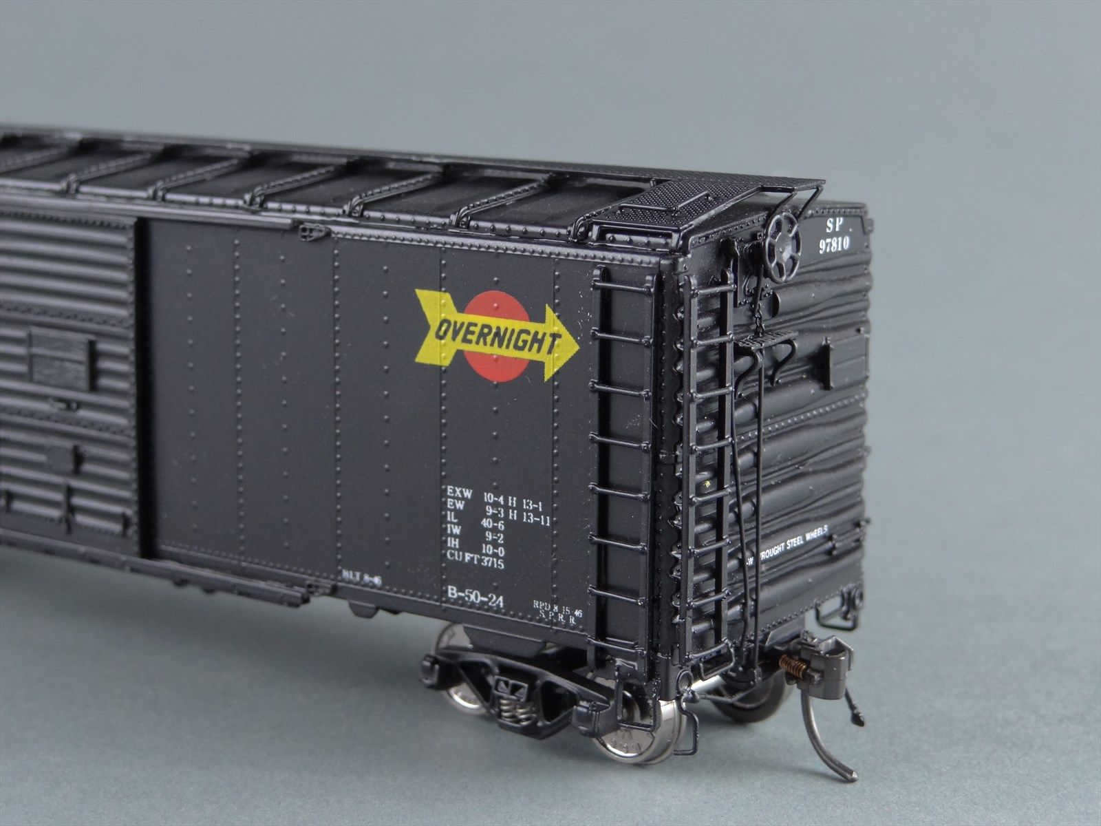 HO Brass Model Train - Beaver Creek SP B-50-24 Box Car #97810 - Overnight