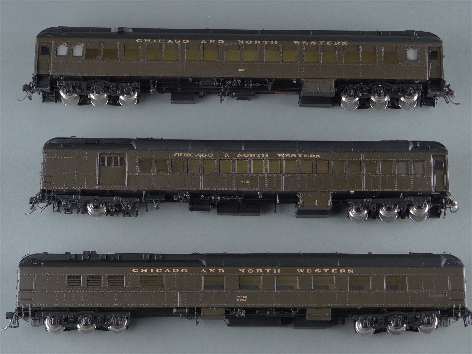 HO Brass Model Train - OMI CNW E-2a 4-6-2 Route of the 400 Loco & 6 ...
