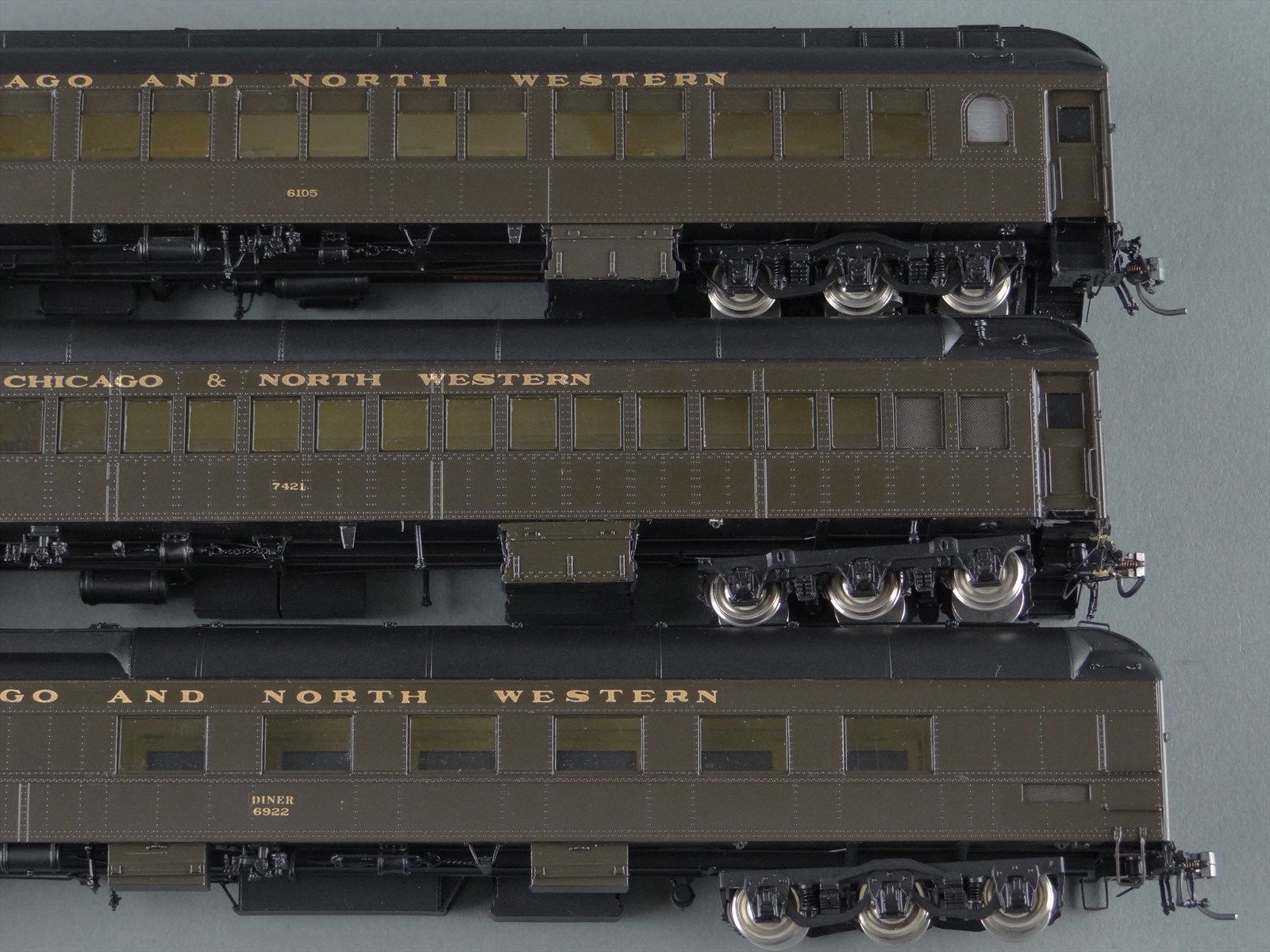 HO Brass Model Train - OMI CNW E-2a 4-6-2 Route of the 400 Loco & 6 ...