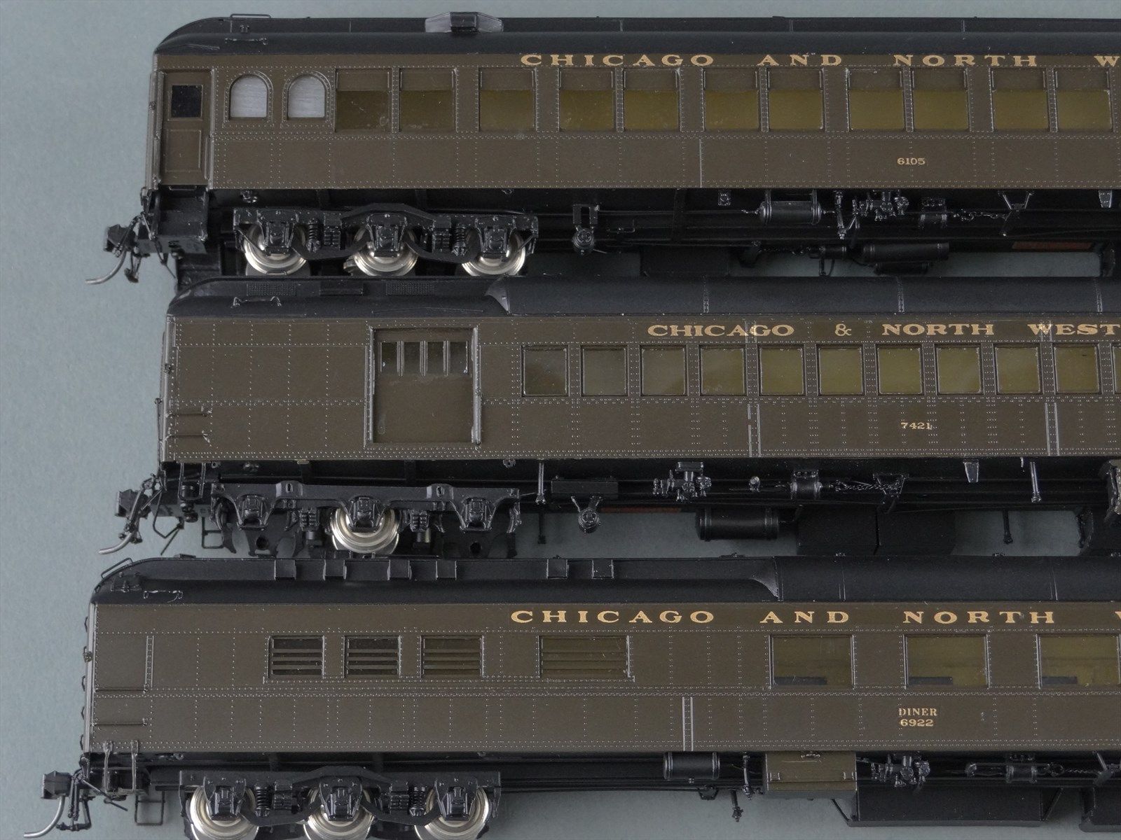 HO Brass Model Train - OMI CNW E-2a 4-6-2 Route of the 400 Loco & 6 ...