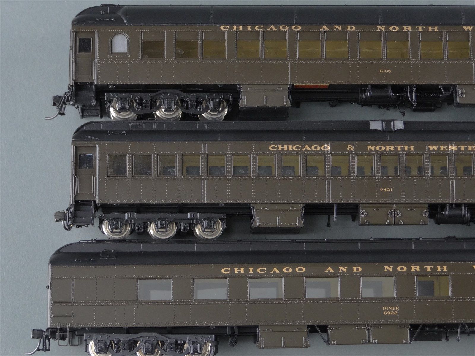 HO Brass Model Train - OMI CNW E-2a 4-6-2 Route of the 400 Loco & 6 ...