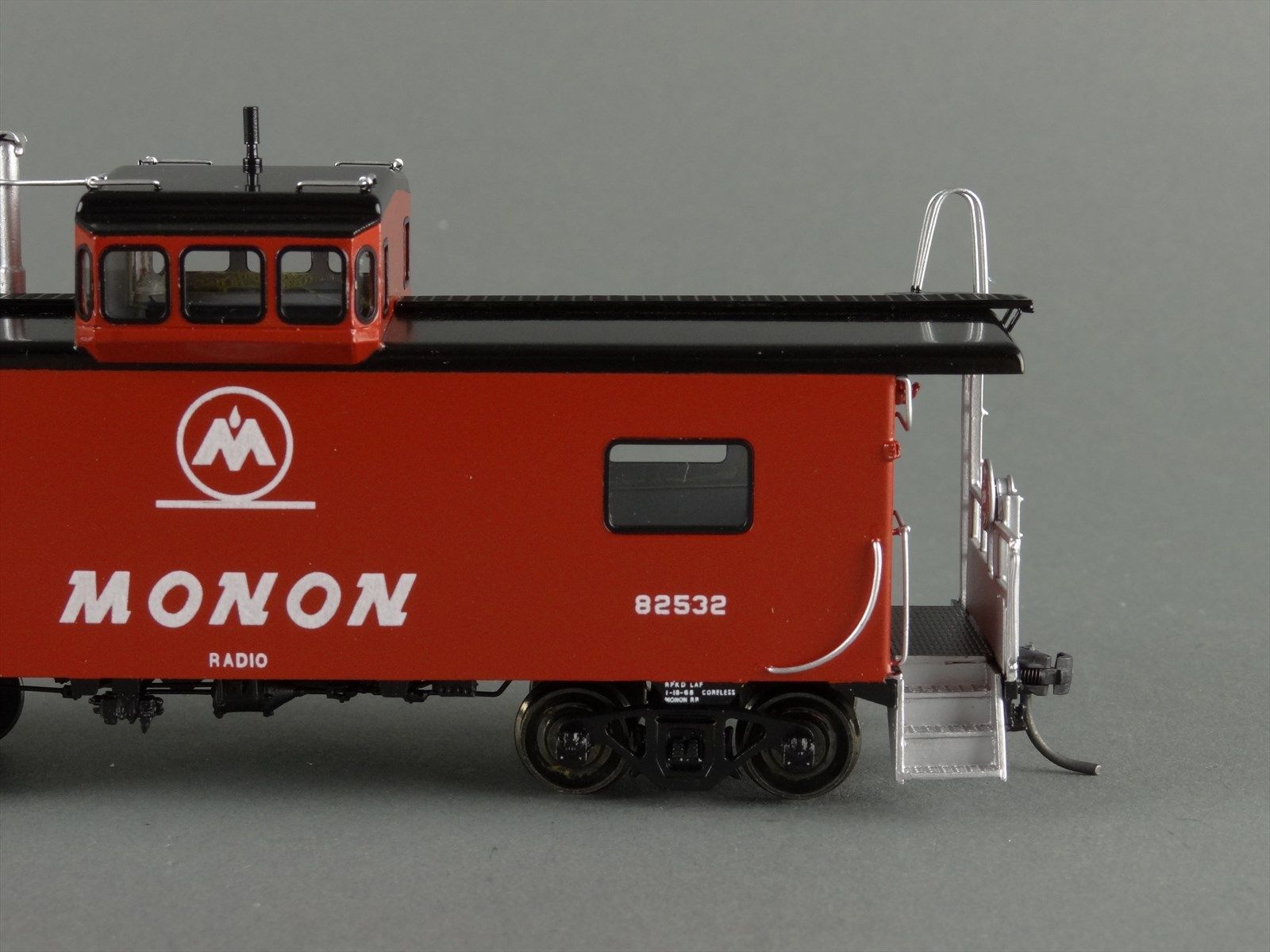 HO Brass Model Train - OMI Monon Caboose #82532 - Quasi-Cupola ...
