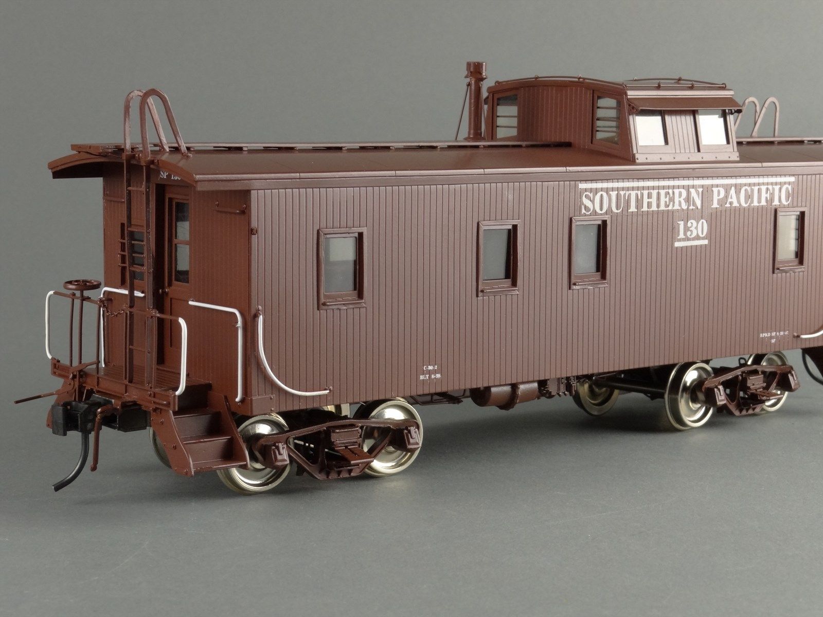 O Scale Brass PSC 16595-1 SP Southern Pacific Wooden Caboose C-30-2 #130