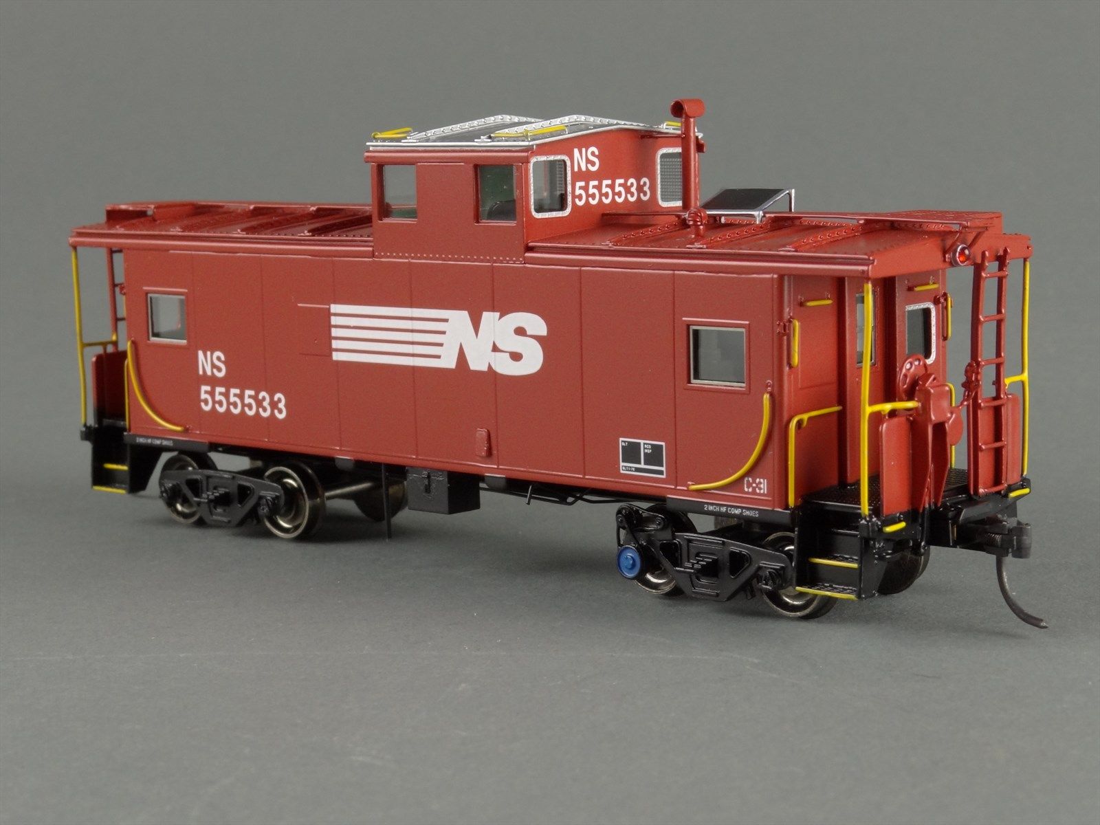 HO Brass Model Train - OMI 4262.2 Overland NS Norfolk Southern Caboose ...