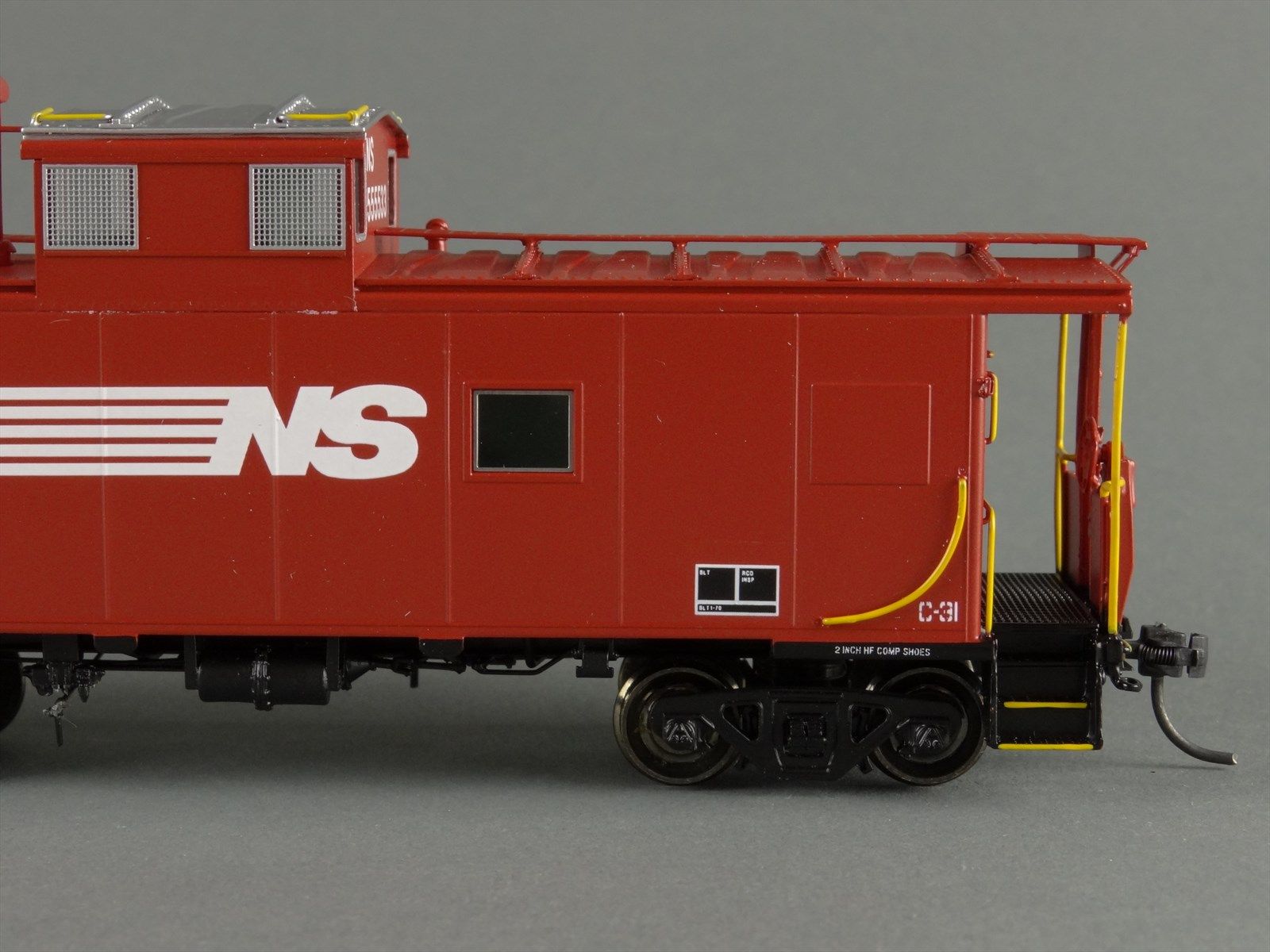 HO Brass Model Train - OMI 4262.2 Overland NS Norfolk Southern Caboose ...