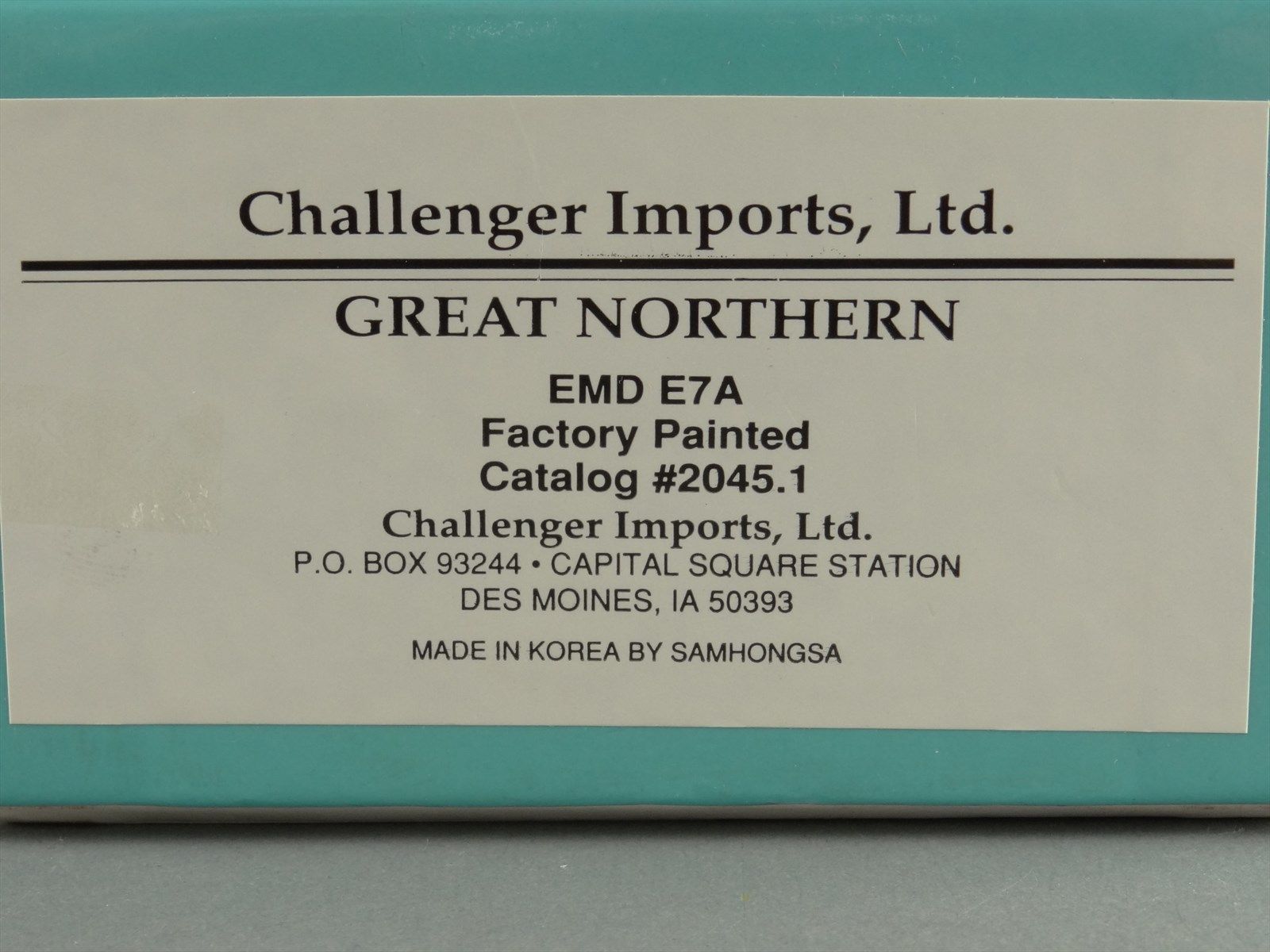 HO Brass Model Train - CIL 2045.1 Challenger GN Great Northern Empire ...