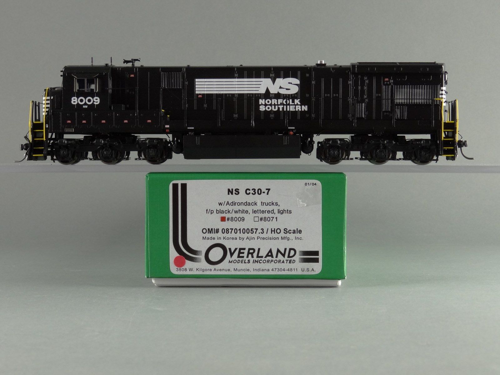 HO Brass Model Train - OMI Overland NS Norfolk Southern C30-7 #8009 ...