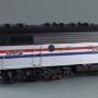 HO Brass Model Train - OMI Overland Amtrak FL9 FL-9 #487 2005 Run #18/22