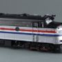 HO Brass Model Train - OMI Overland Amtrak FL9 FL-9 #487 2005 Run #18/22