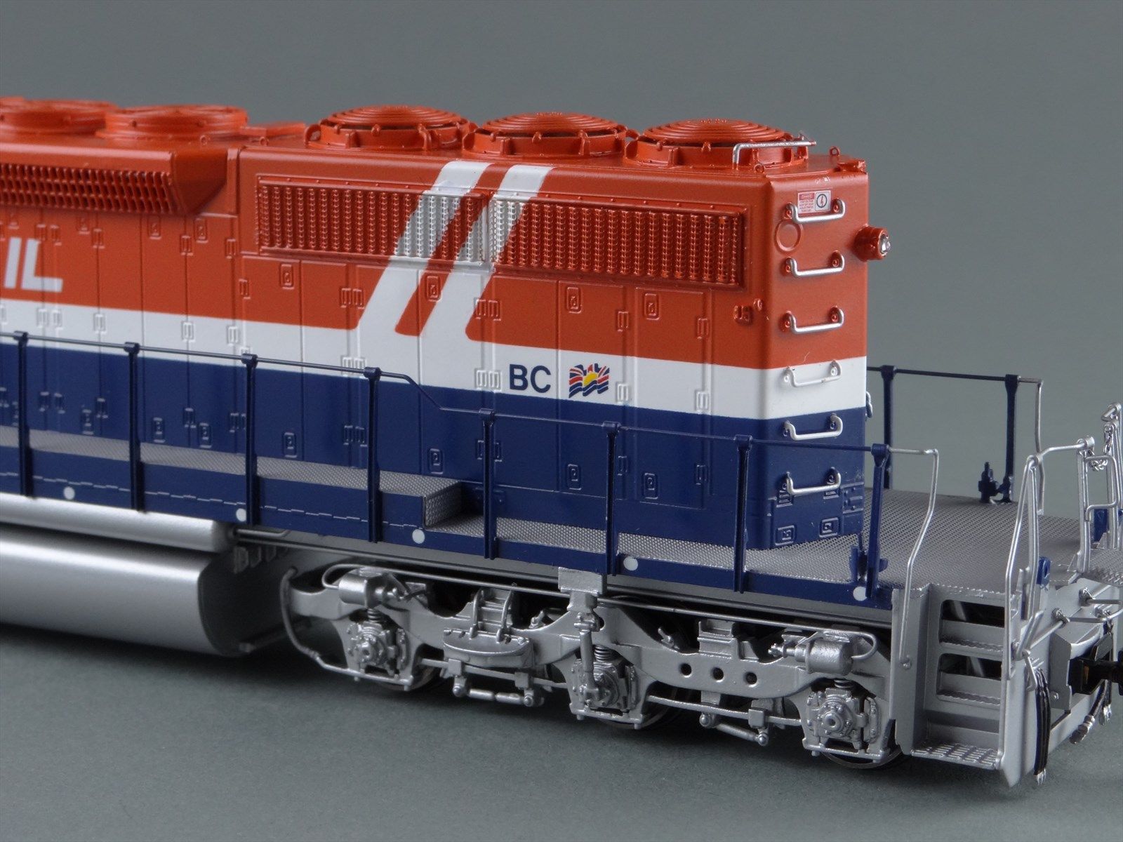 HO Brass Model Train - OMI 87010022.1 Overland BCR BC Rail SD40-2 ...