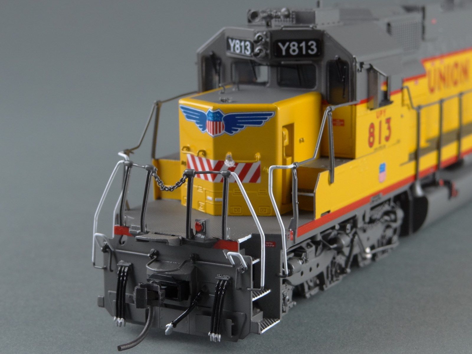 HO Brass Model Train - OMI 87010009.3 Overland UP Union Pacific SD38-2 Diesel #813