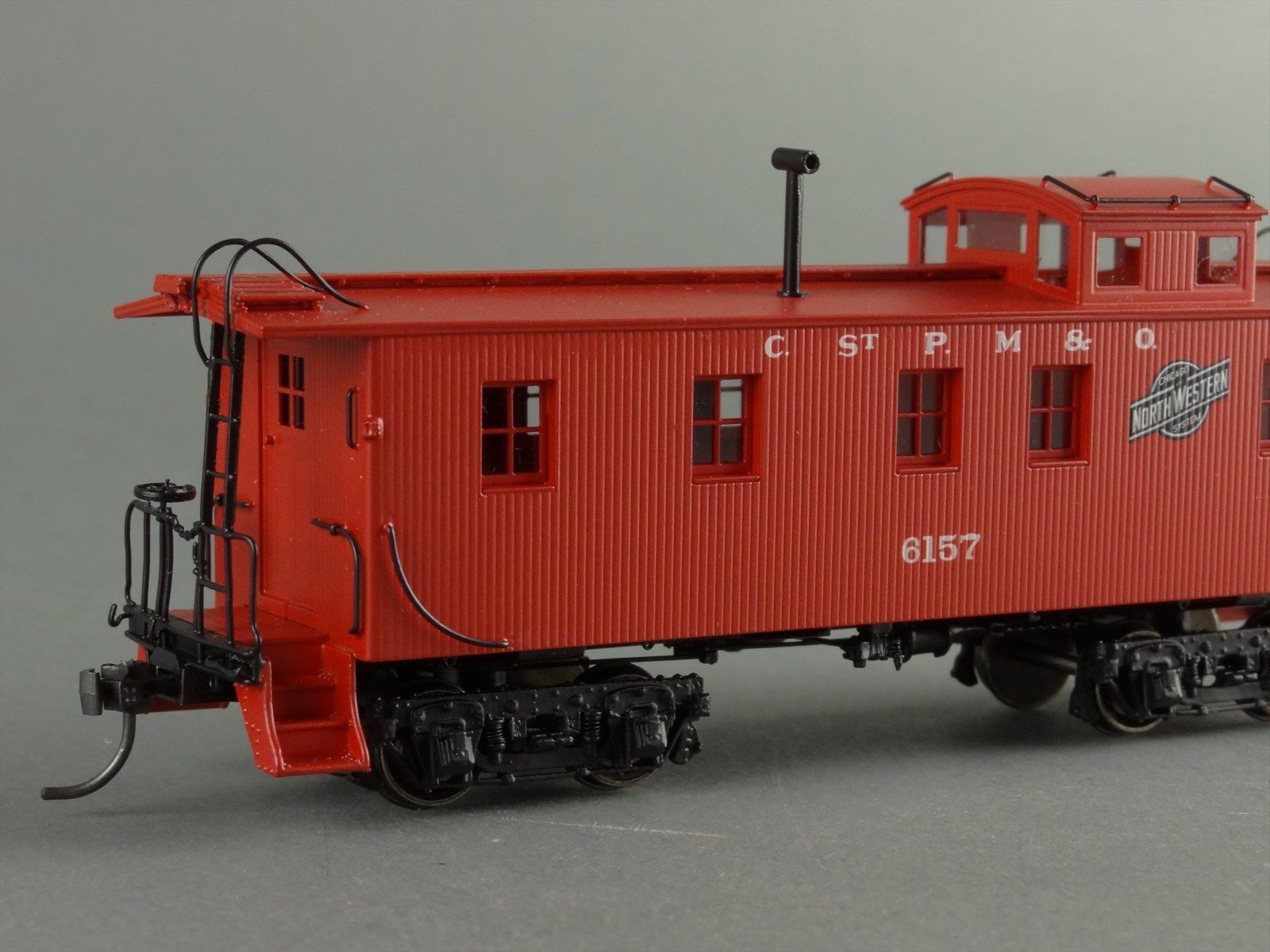 HO Brass Model Train - Division Point C&NW Standard Caboose #6157