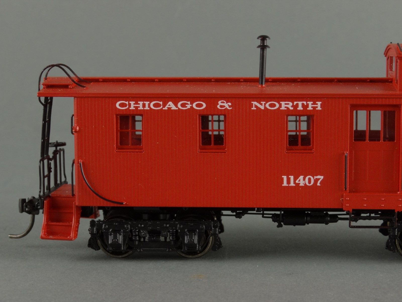 HO Brass Model Train - Division Point C&NW Standard Caboose #11407