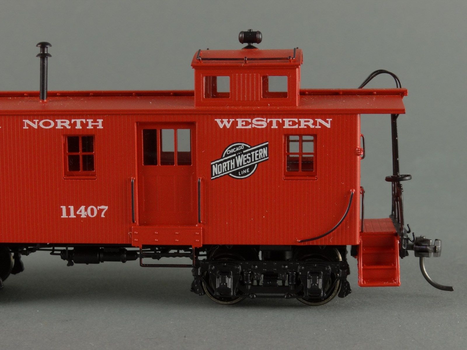HO Brass Model Train - Division Point C&NW Standard Caboose #11407