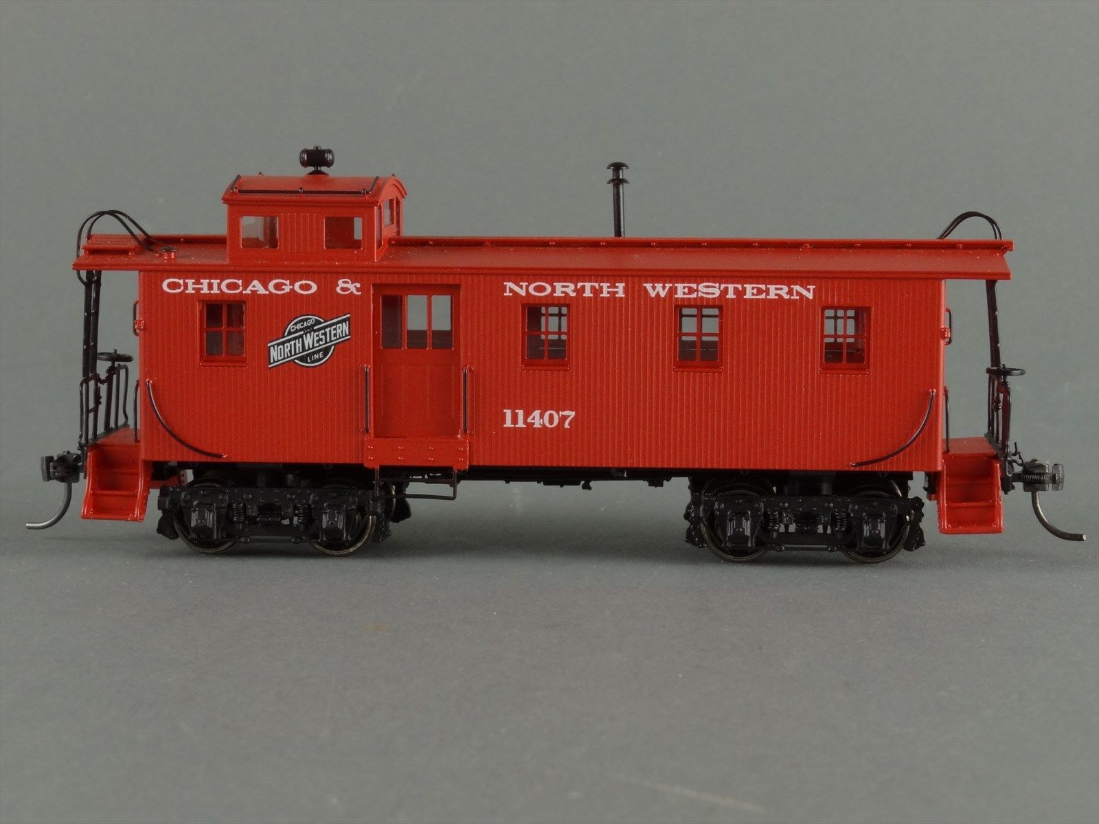 HO Brass Model Train - Division Point C&NW Standard Caboose #11407