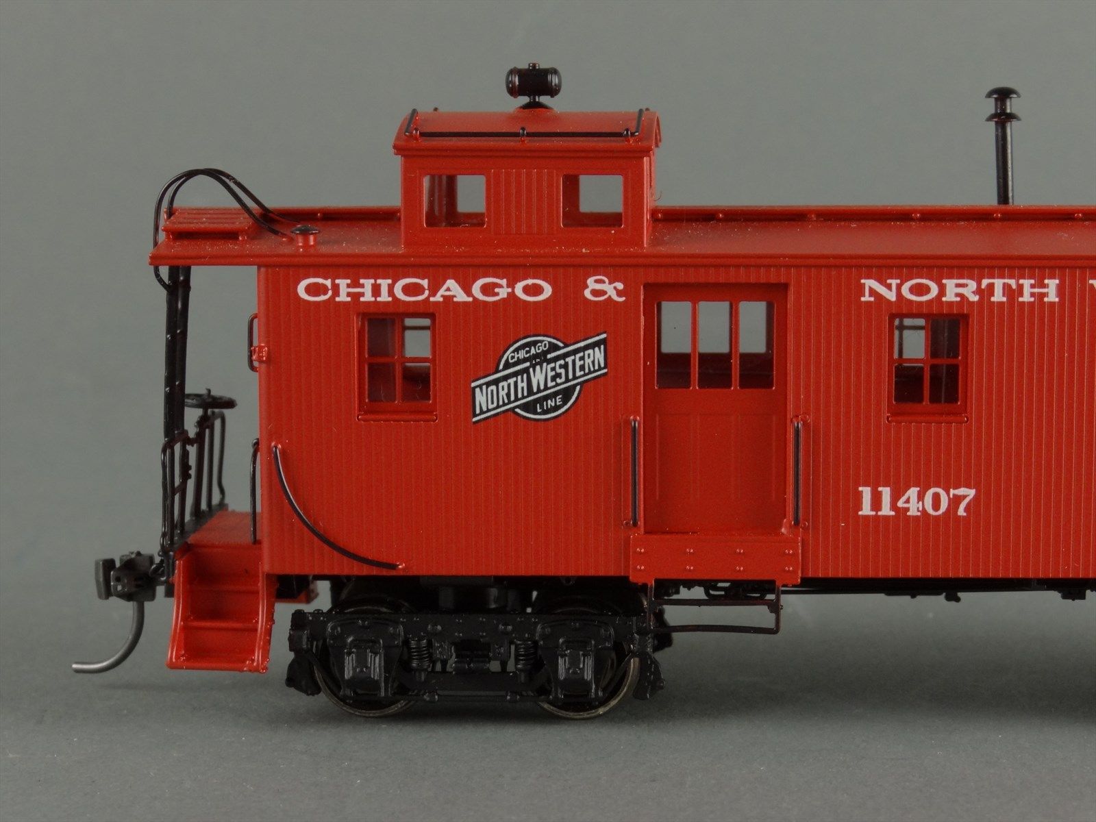 HO Brass Model Train - Division Point C&NW Standard Caboose #11407