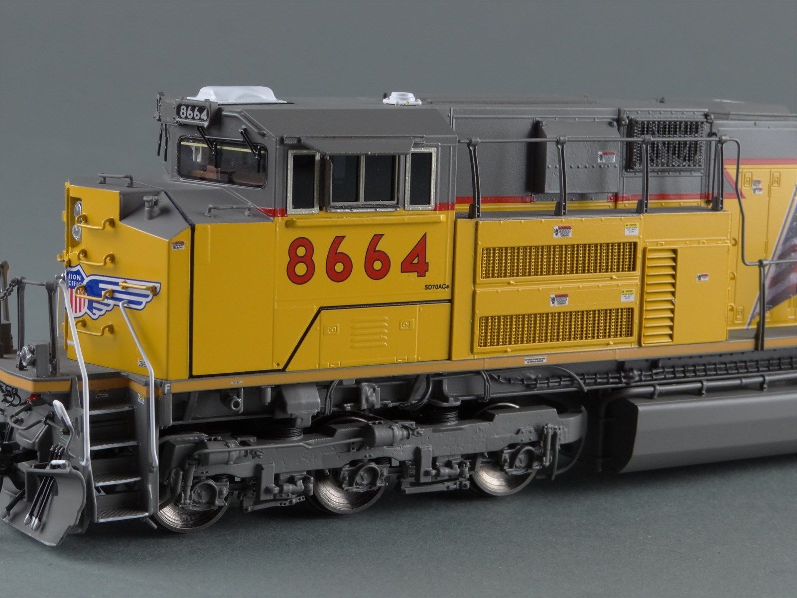 HO Brass Model Train - OMI AA-1602-4 Overland UP Union Pacific EMD SD70ACe Diesel #8664