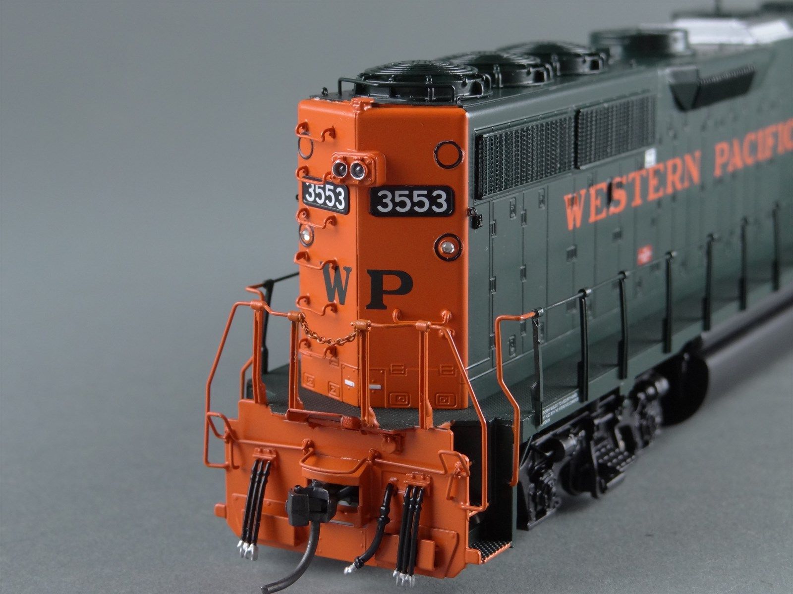 HO Brass Model Train - OMI Overland Ajin WP Western Pacific EMD GP40-2 #3553