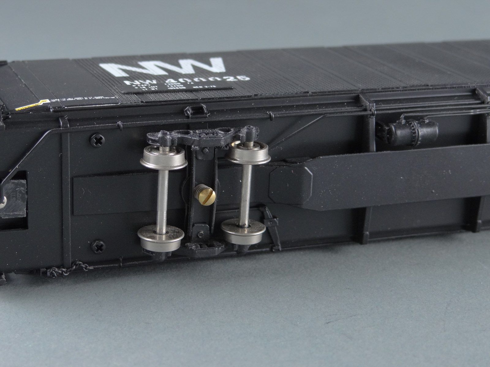 HO Brass Model Train - OMI 3250.1 Safe-T-Pack Tri-Level Auto Rack - N&W ...