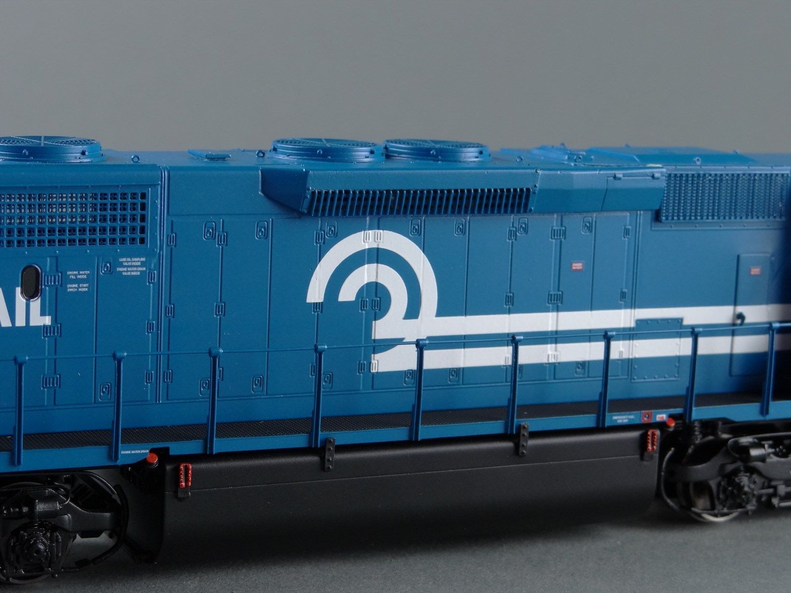 HO Brass Model Train - OMI AA-1121-1 CR Conrail SD45-2 Diesel #6654 ...