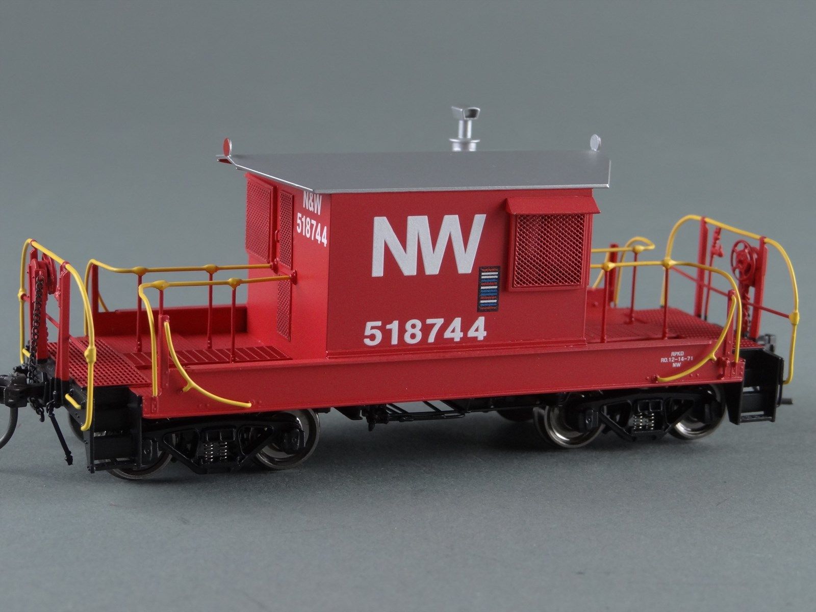 HO Brass Model Train - OMI N&W Norfolk & Western R-1 Transfer Caboose ...