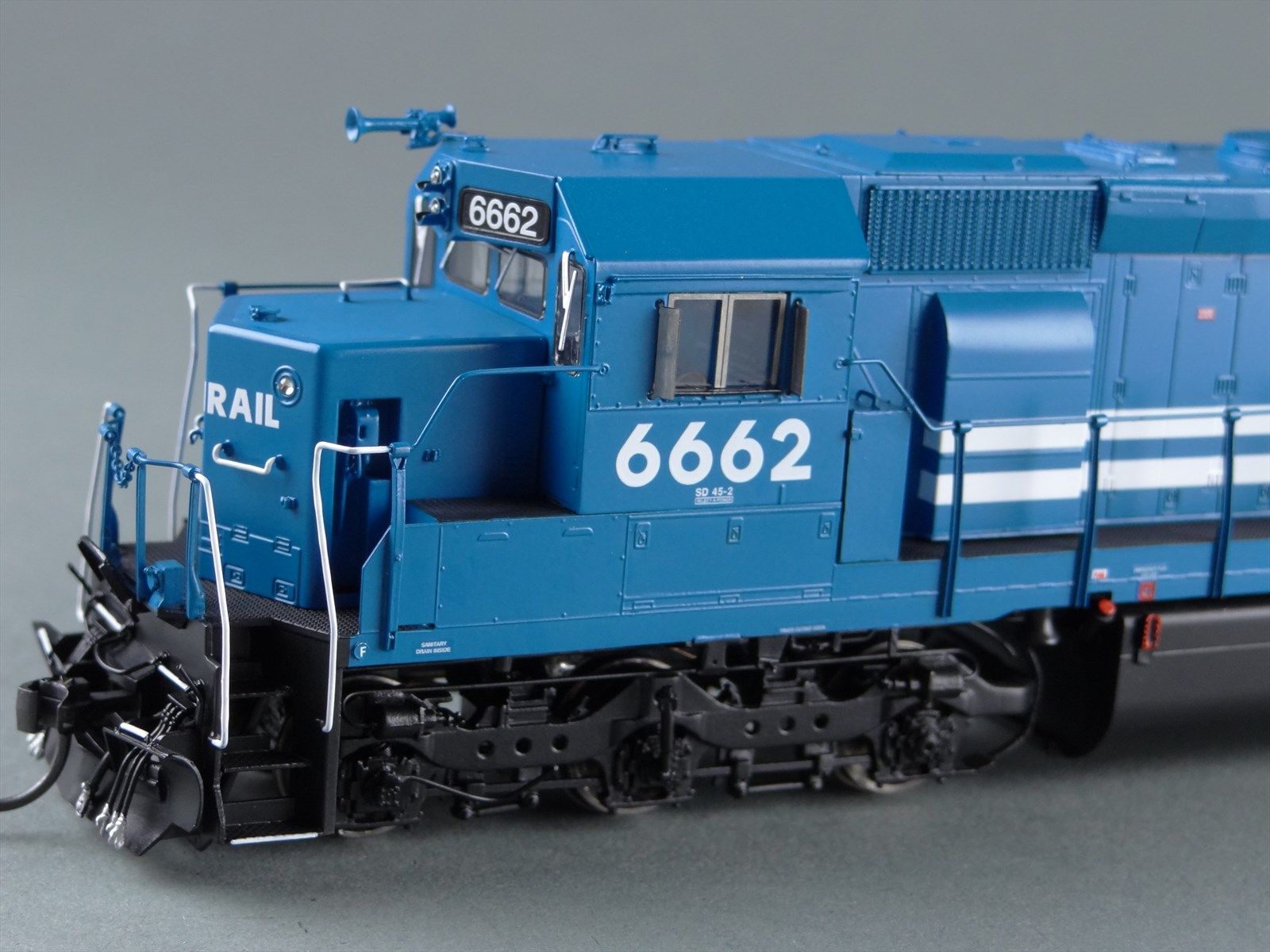 HO Brass Model Train - OMI AA-1121-2 CR Conrail SD45-2 Diesel #6662 - 2005 Run