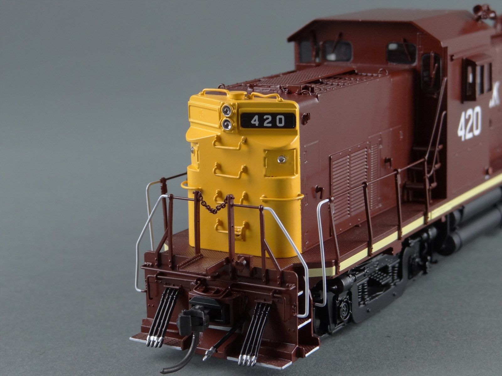 HO Brass Model Train - OMI 7008.2 RI Rock Island ALCO C415 Diesel #420 ...