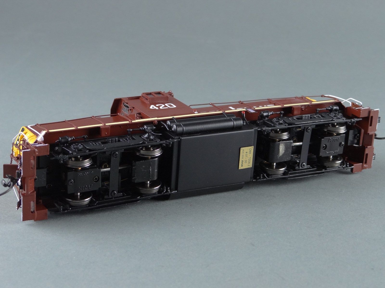 HO Brass Model Train - OMI 7008.2 RI Rock Island ALCO C415 Diesel #420 ...