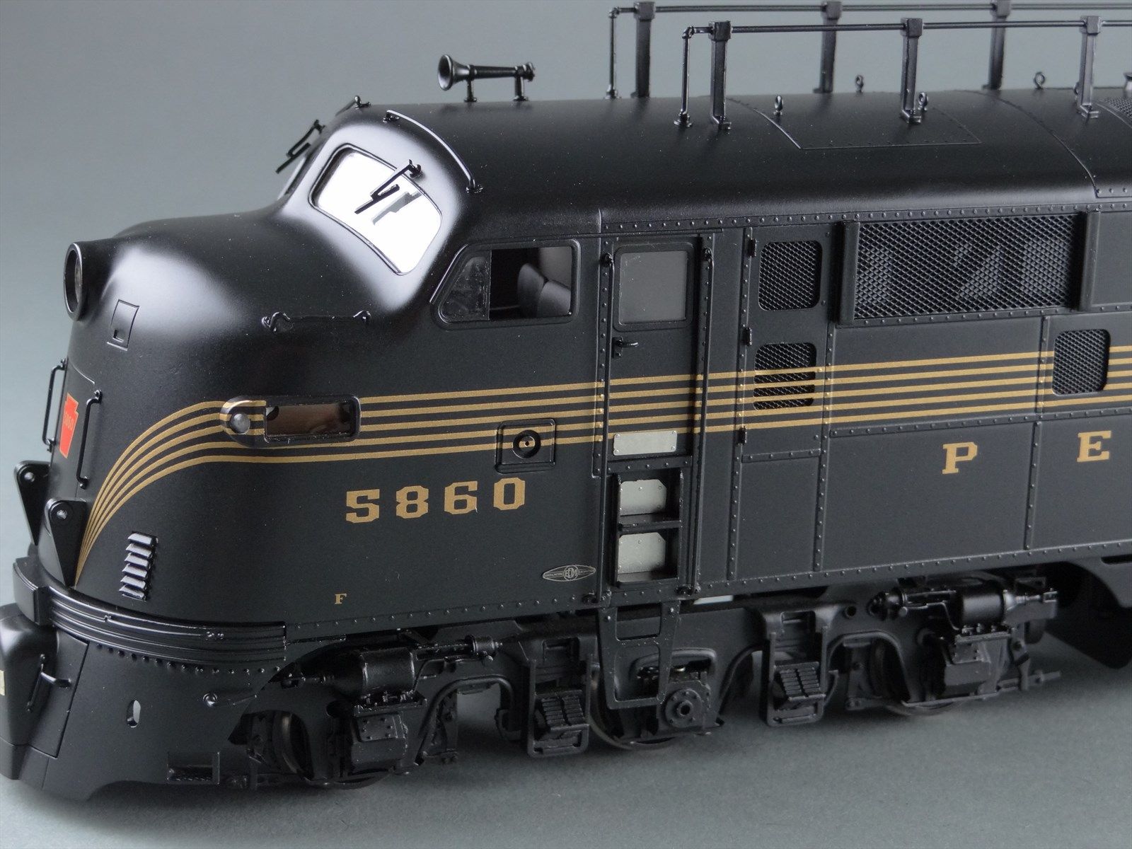 O Scale 2-Rail Brass Model Train - Key Imports PRR 5-Stripe E7 E-7A E ...