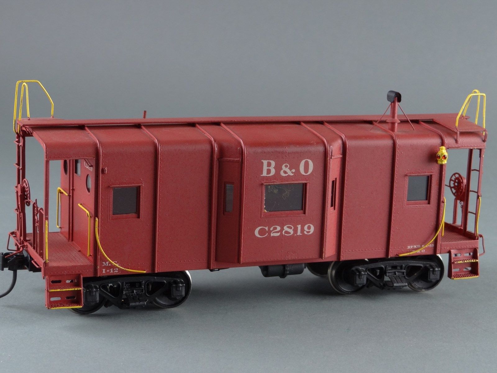 O Scale Brass Model Train - OMI 0019.1 B&O Wagon Top I-12 Modern ...