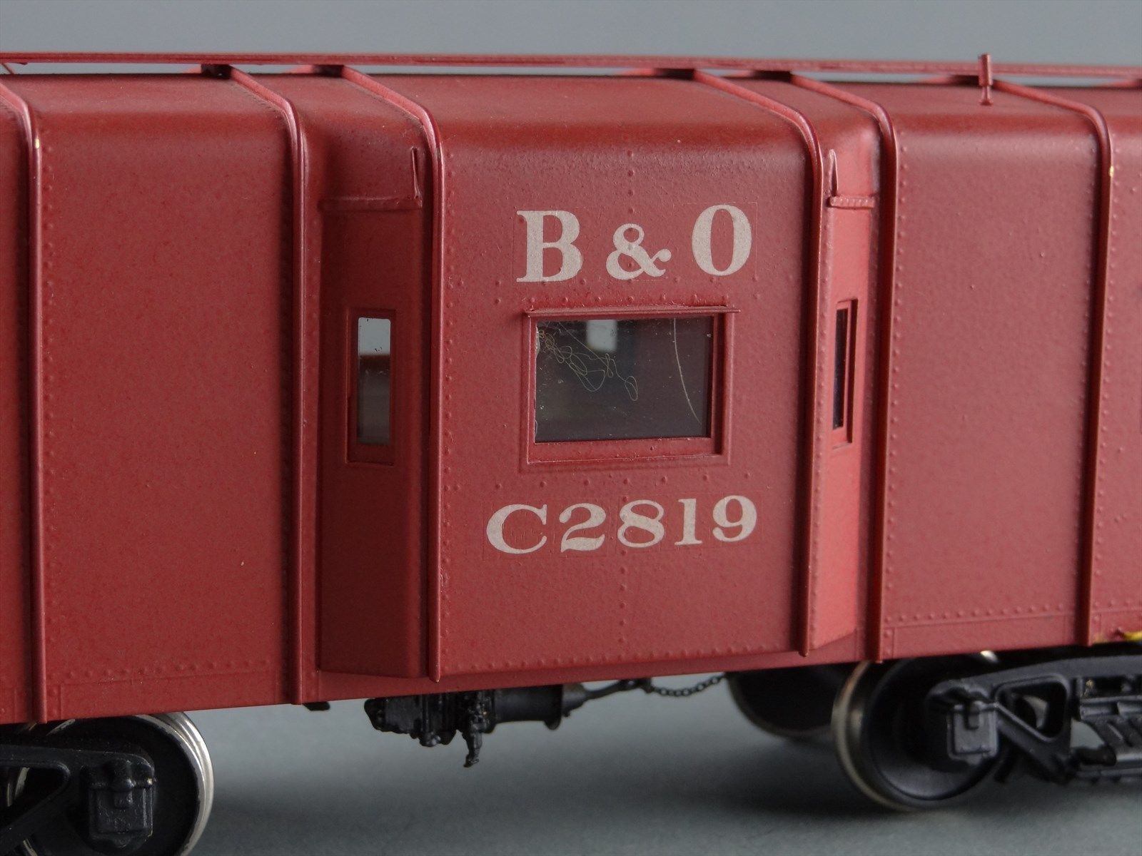 O Scale Brass Model Train - OMI 0019.1 B&O Wagon Top I-12 Modern ...