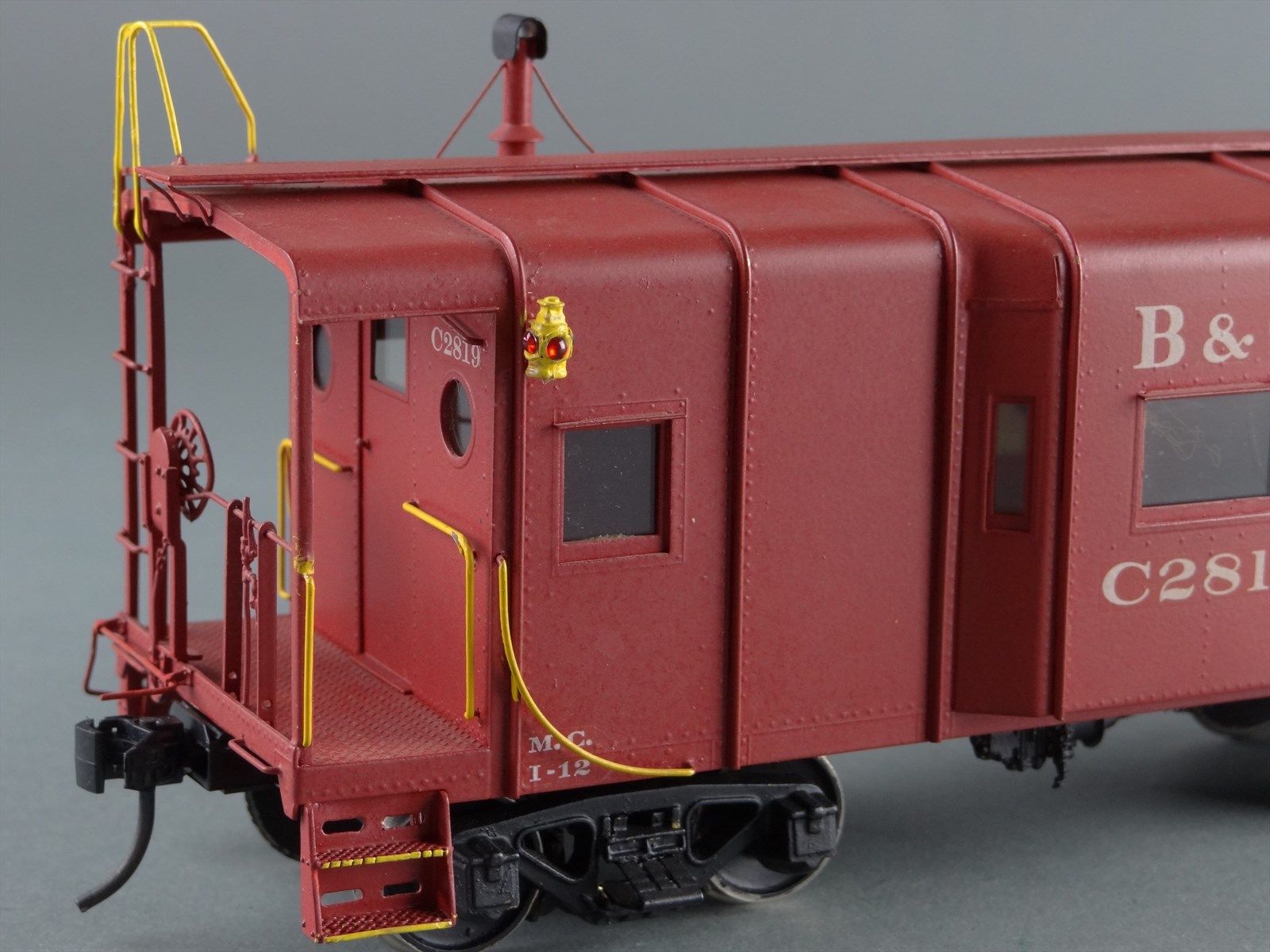 O Scale Brass Model Train - OMI 0019.1 B&O Wagon Top I-12 Modern ...