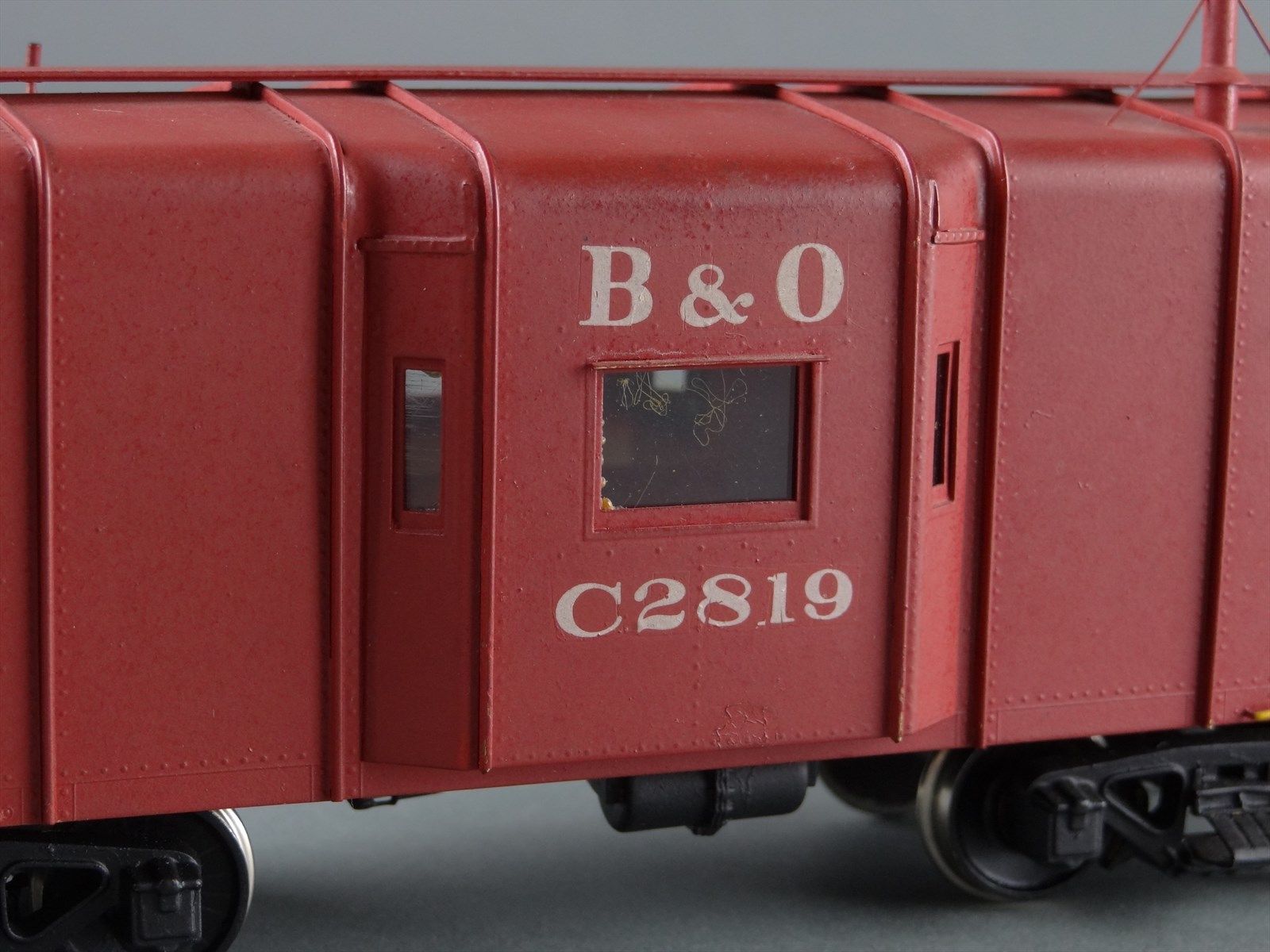 O Scale Brass Model Train - OMI 0019.1 B&O Wagon Top I-12 Modern ...