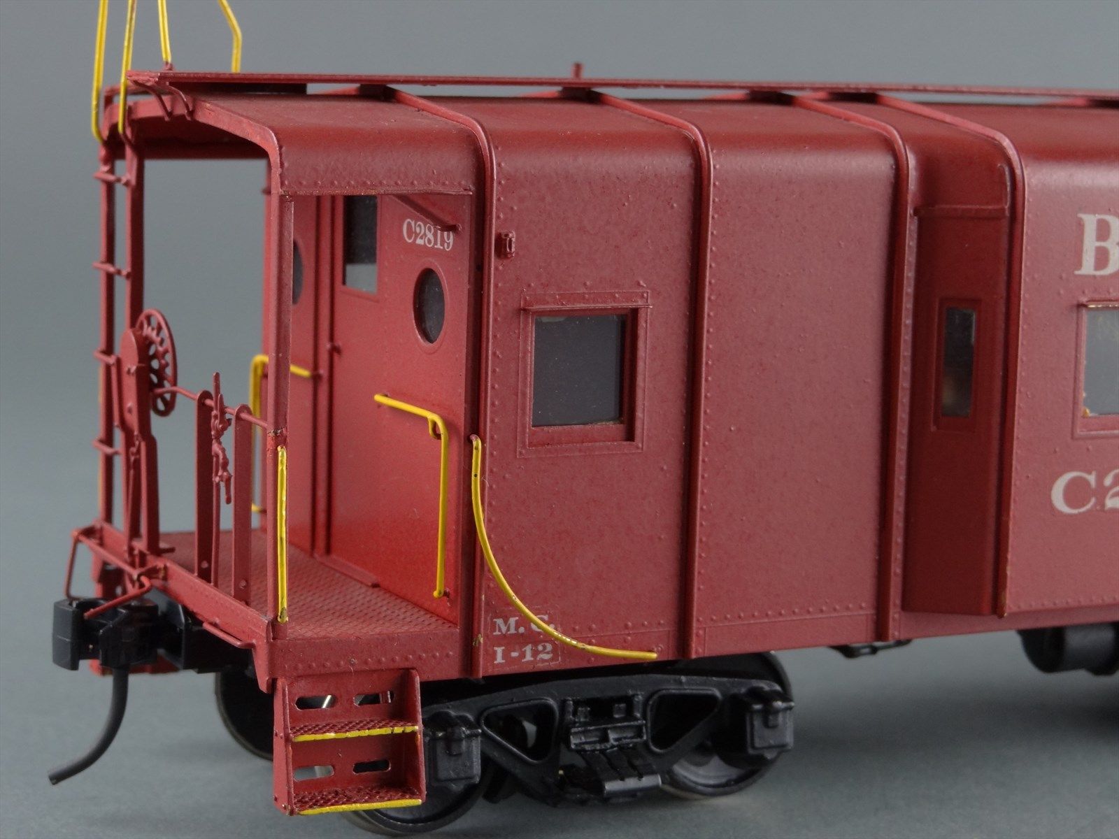 O Scale Brass Model Train - OMI 0019.1 B&O Wagon Top I-12 Modern ...