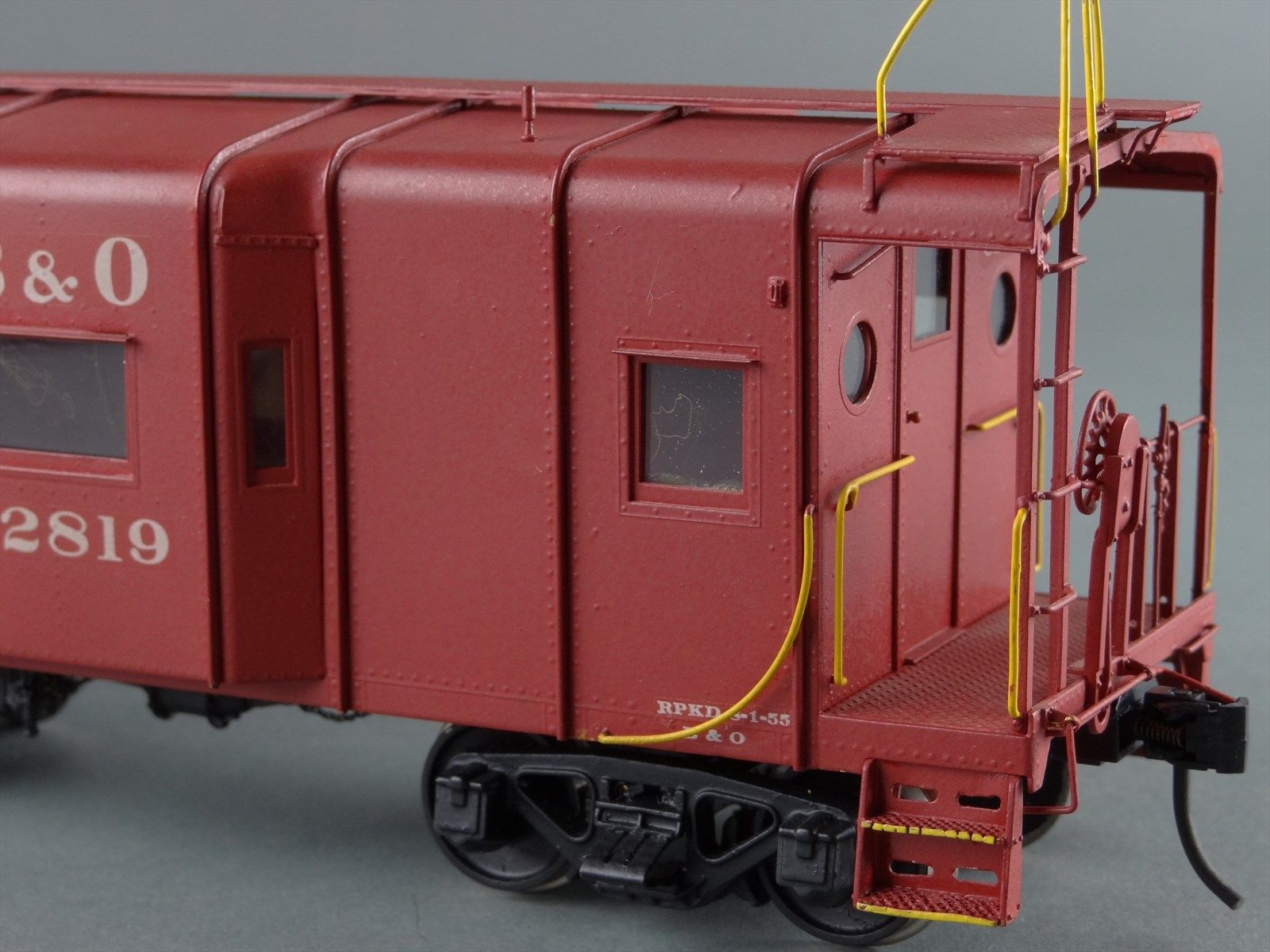 O Scale Brass Model Train - OMI 0019.1 B&O Wagon Top I-12 Modern ...