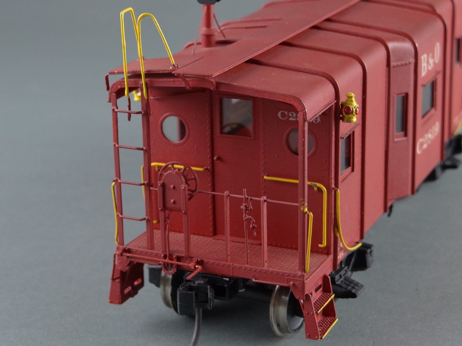 O Scale Brass Model Train - OMI 0019.1 B&O Wagon Top I-12 Modern ...