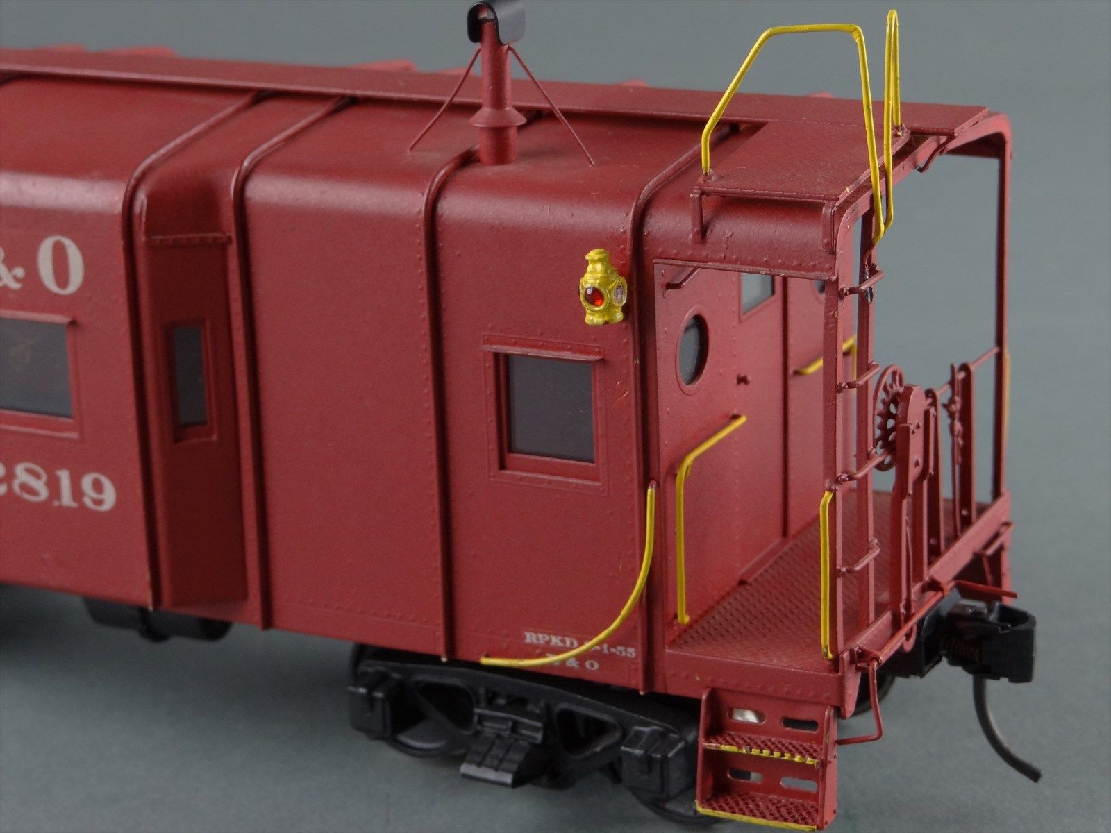 O Scale Brass Model Train - OMI 0019.1 B&O Wagon Top I-12 Modern ...