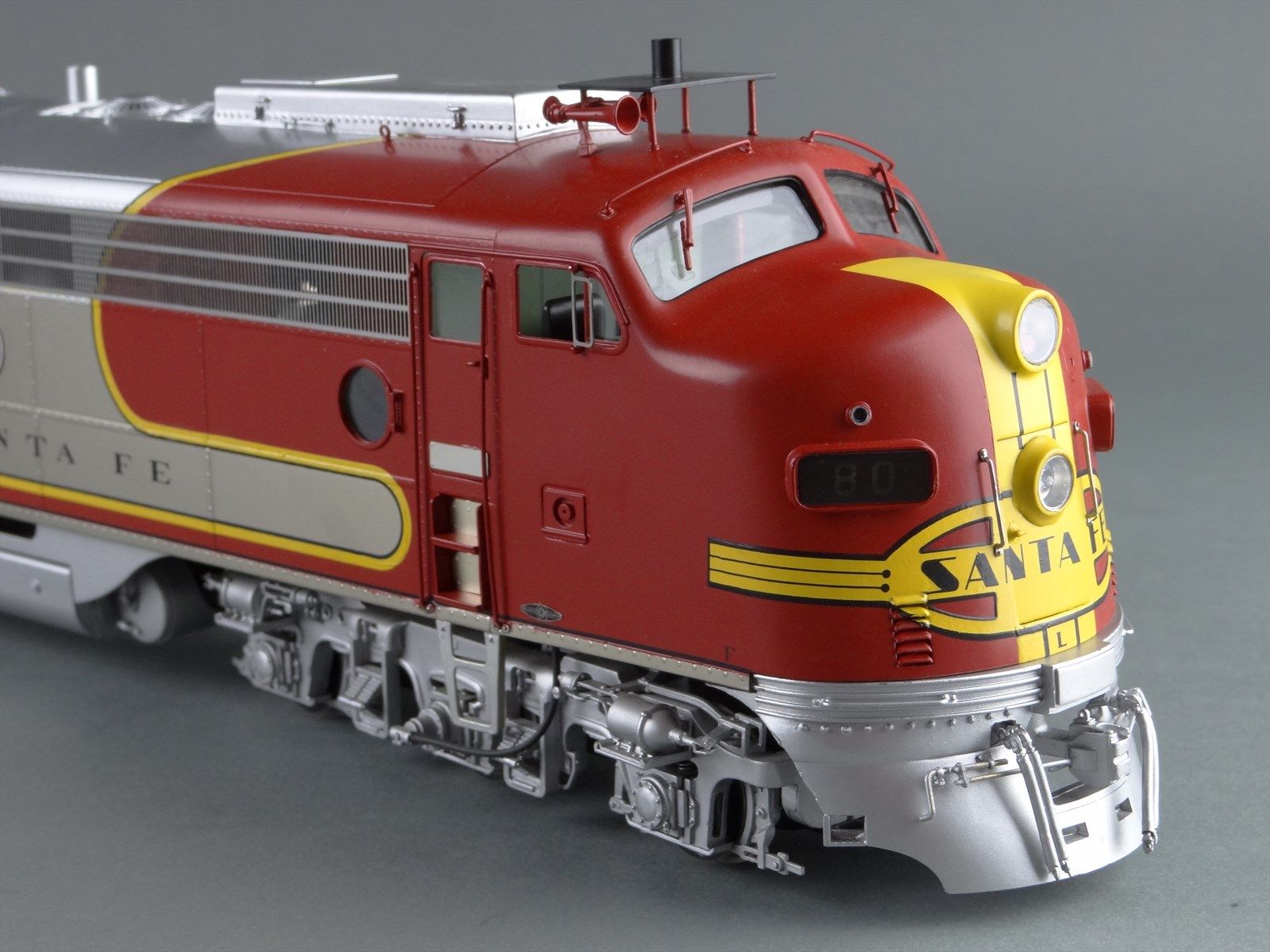 O Scale 2-Rail Brass Model Train - Key Imports ATSF Santa Fe E8 E-8A E ...