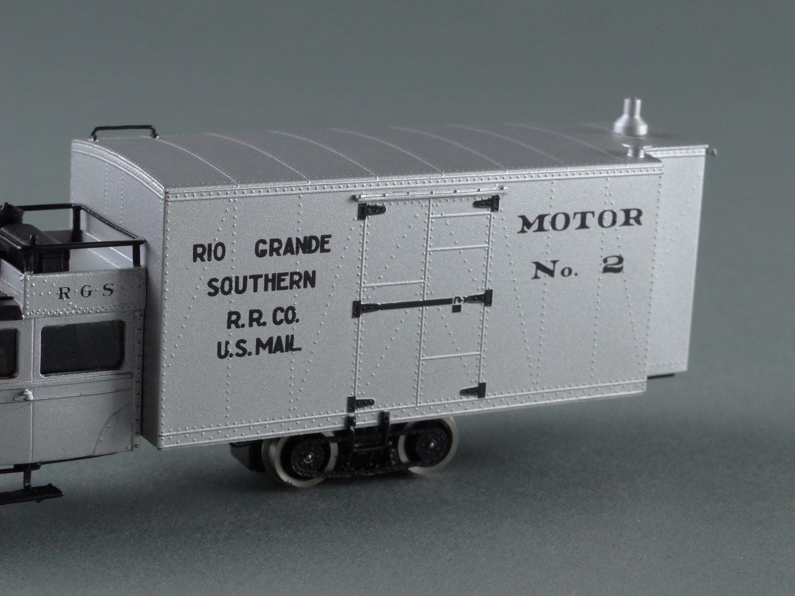 HOn3 Brass Model Train - PSC 17256-2 RGS Goose / Rail Bus Pierce Arrow ...