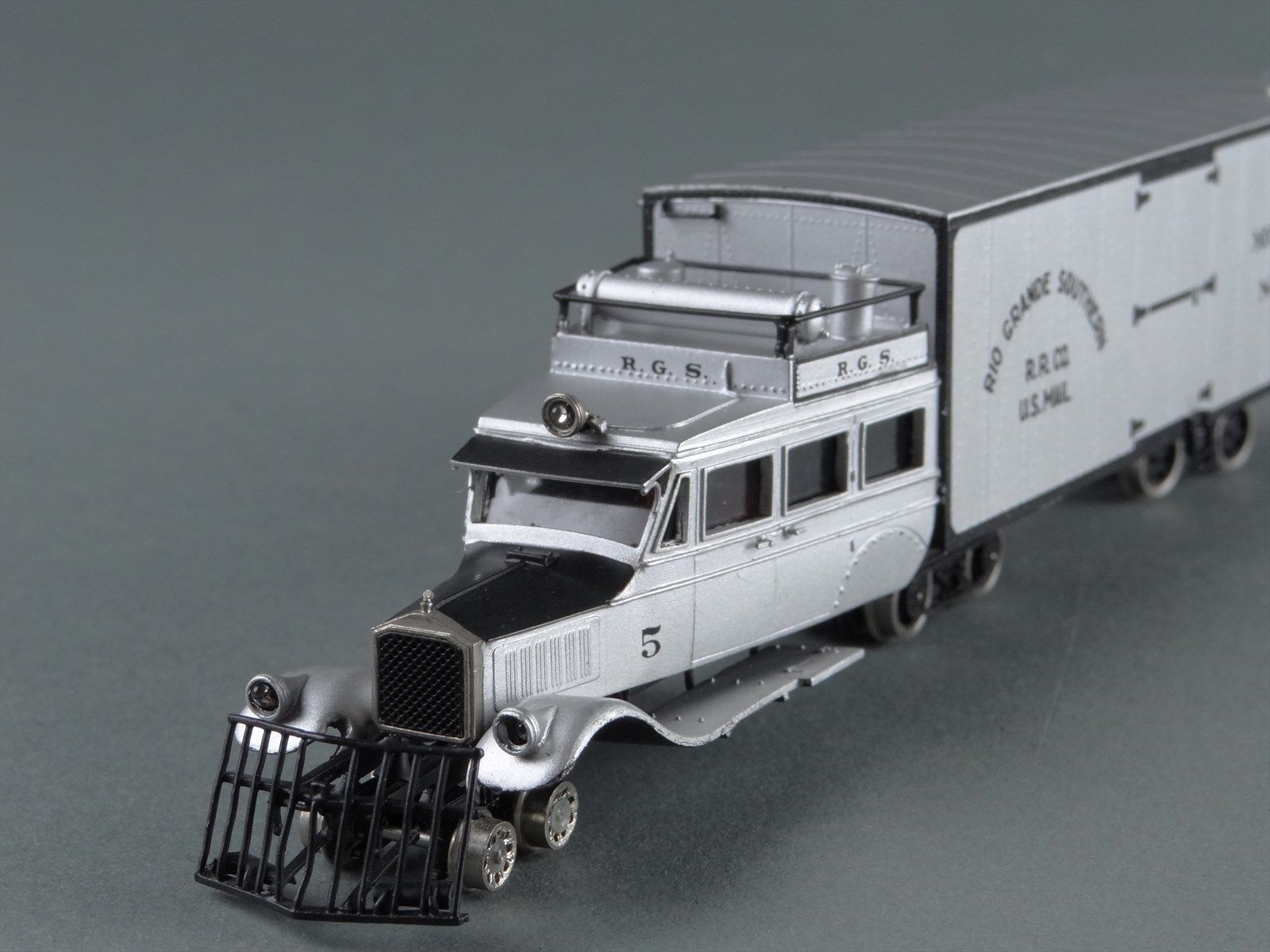 HOn3 Brass Model Train - PSC 17546-2 RGS Goose / Rail Bus Pierce Arrow ...