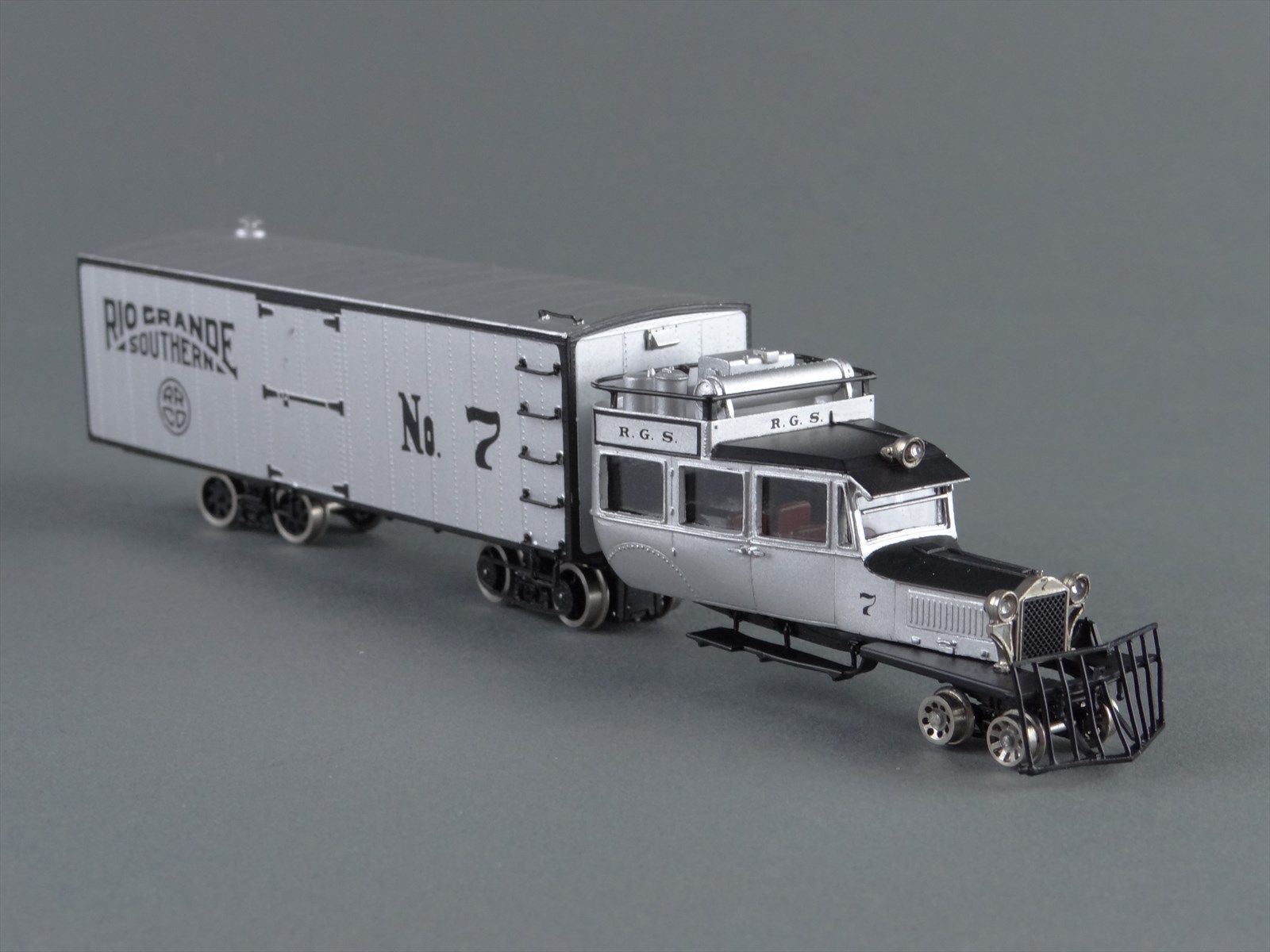 HOn3 Brass Model Train - PSC 17514-1 RGS Goose / Rail Bus Pierce Arrow ...