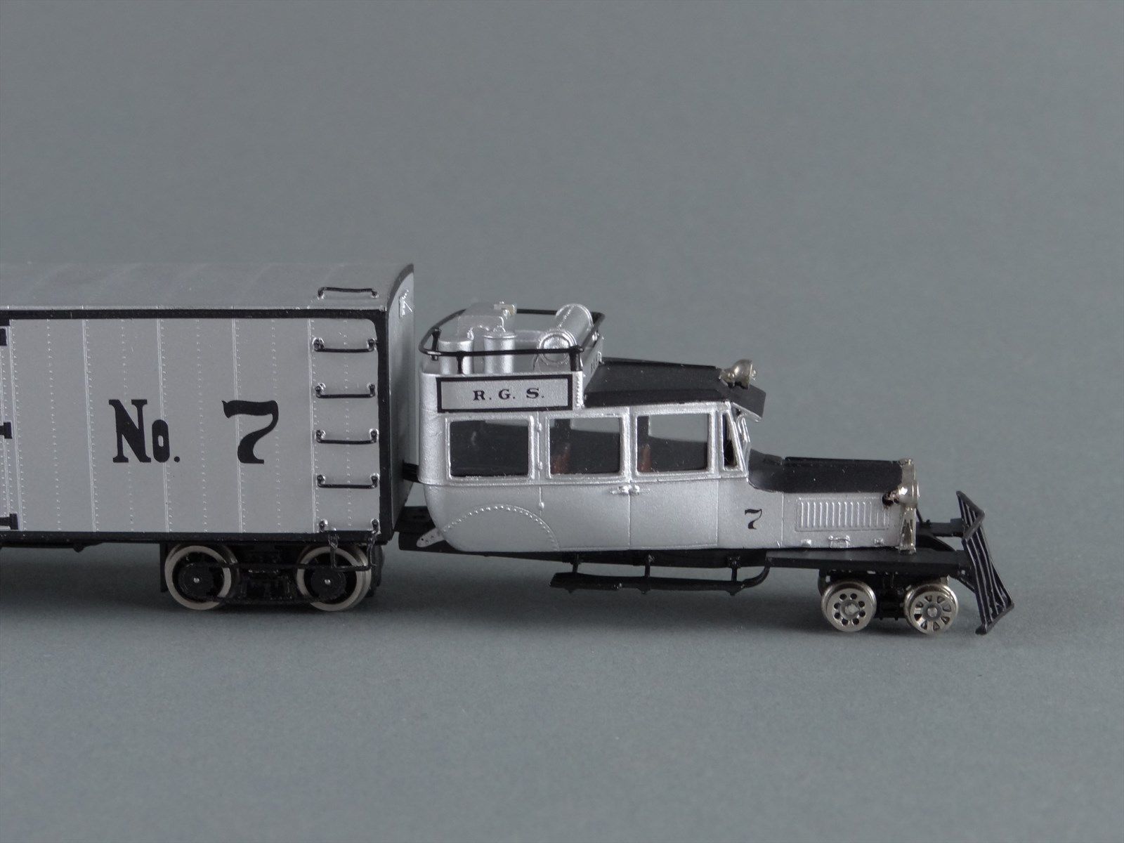 HOn3 Brass Model Train - PSC 17514-1 RGS Goose / Rail Bus Pierce Arrow ...