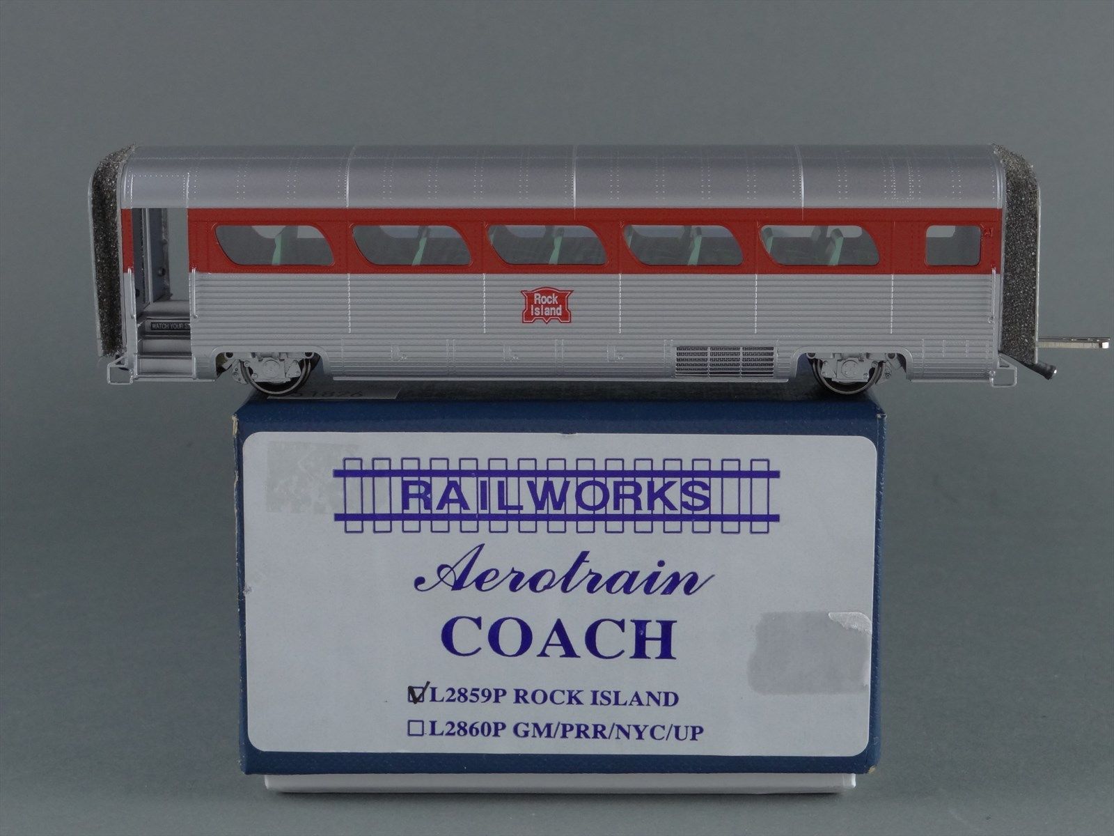 HO Brass Model Train - Railworks RI Rock Island Aerotrain ADD ON Car ...